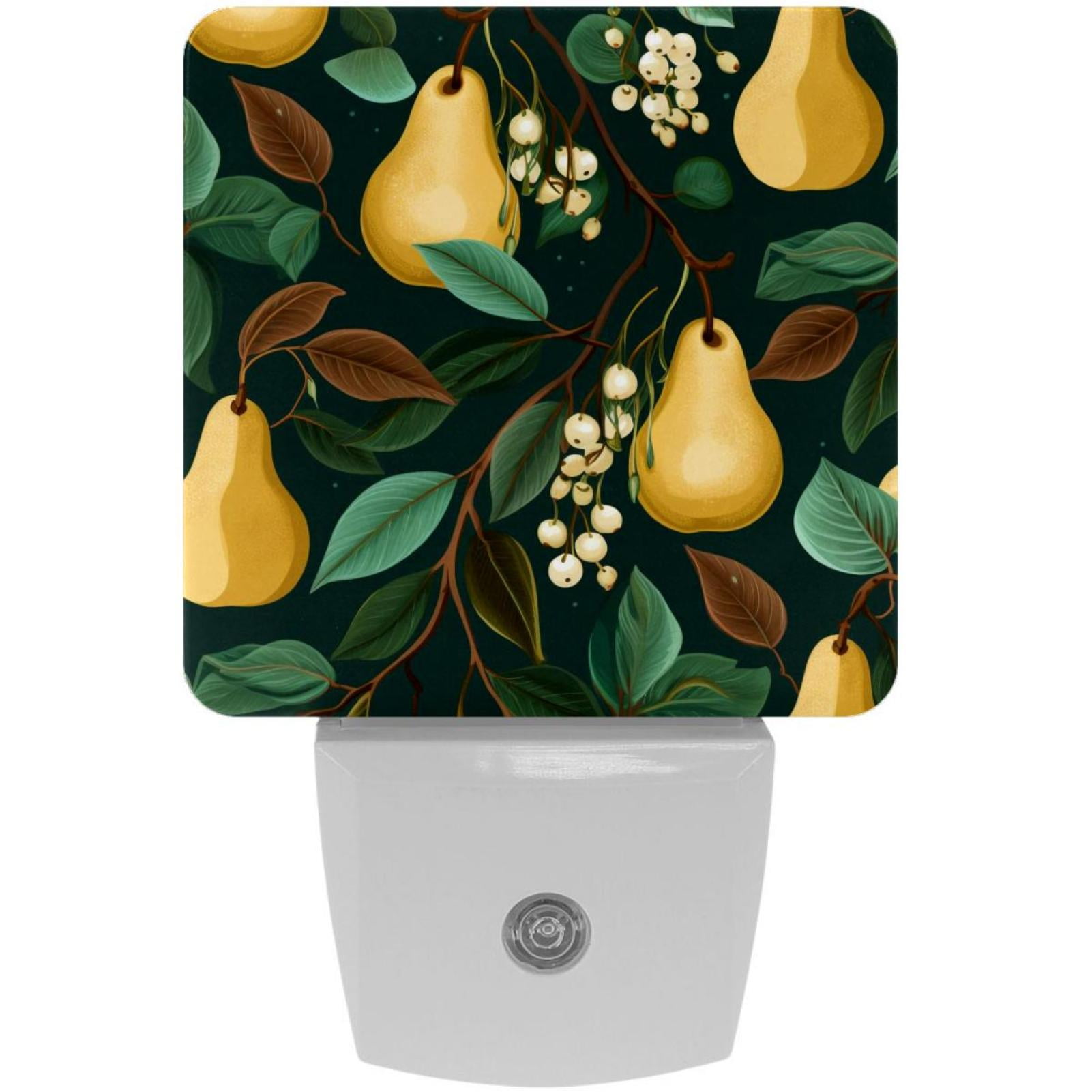 Thanksgiving pears LED Square Night Lights - Stylish and Energy ...