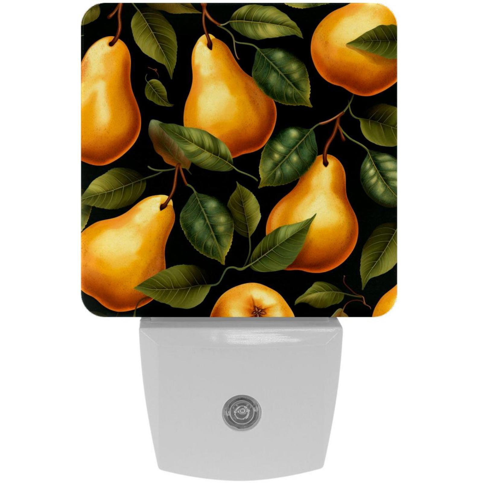 Thanksgiving pears LED Square Night Lights - Stylish and Energy ...