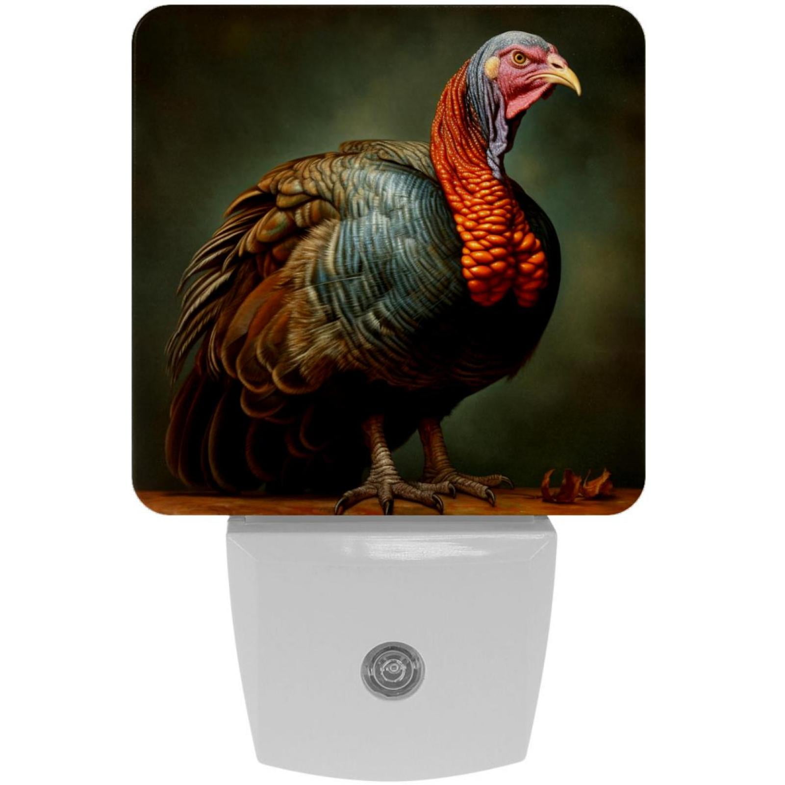 Thanksgiving turkey LED Square Night Lights- Energy Efficient and ...