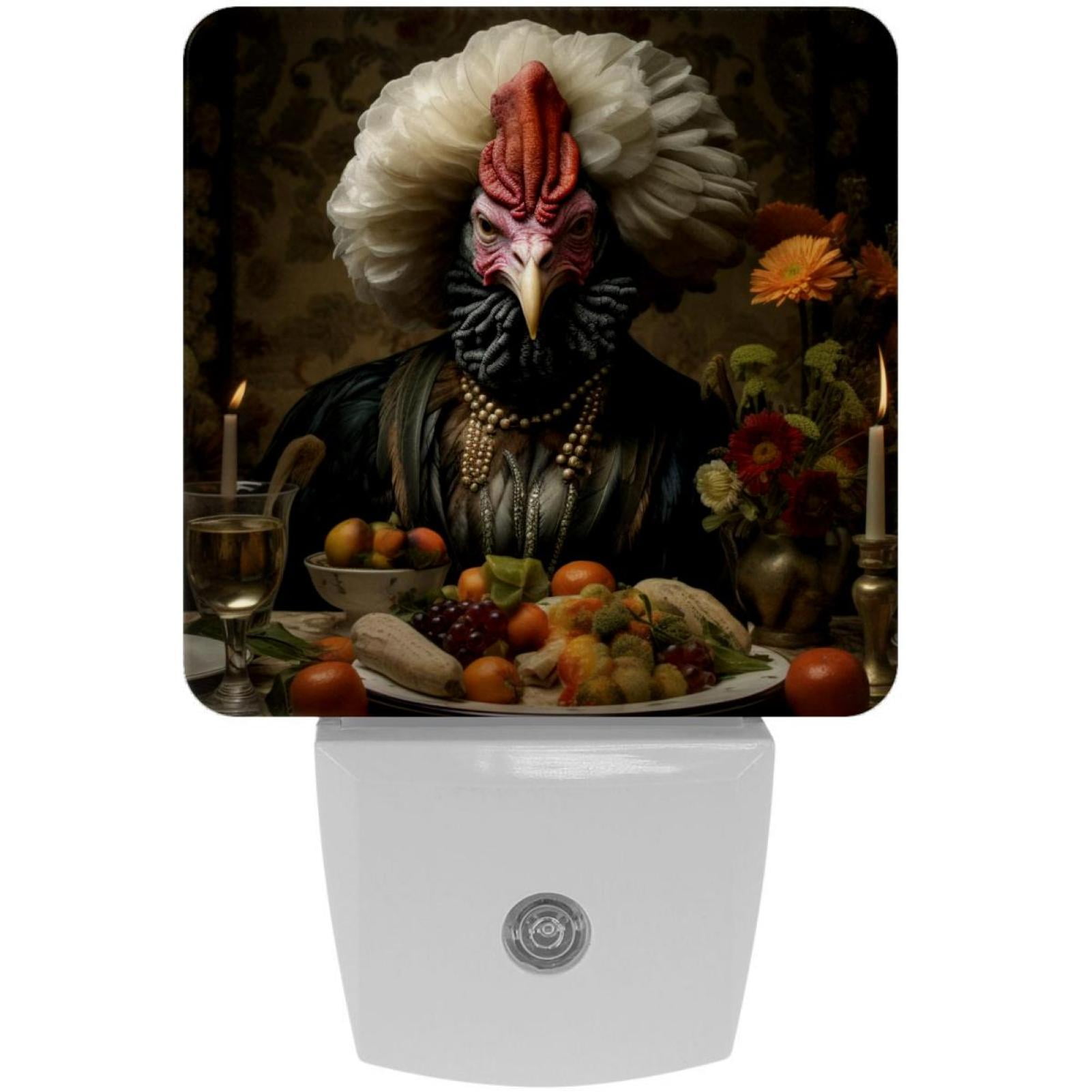 Thanksgiving turkey LED Square Night Lights - Modern Design, Energy ...