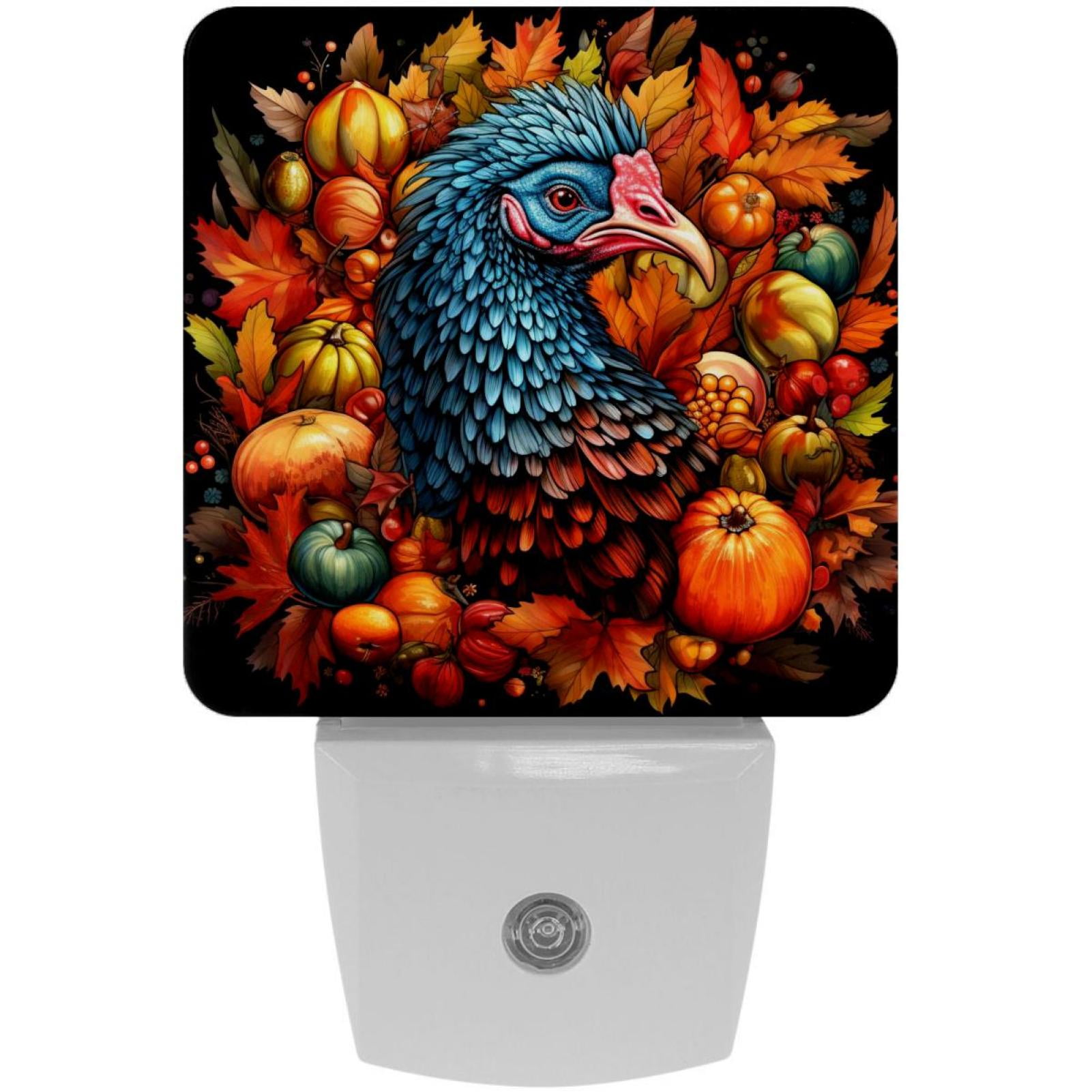 Thanksgiving turkey LED Square Night Lights - Modern Design, Energy ...