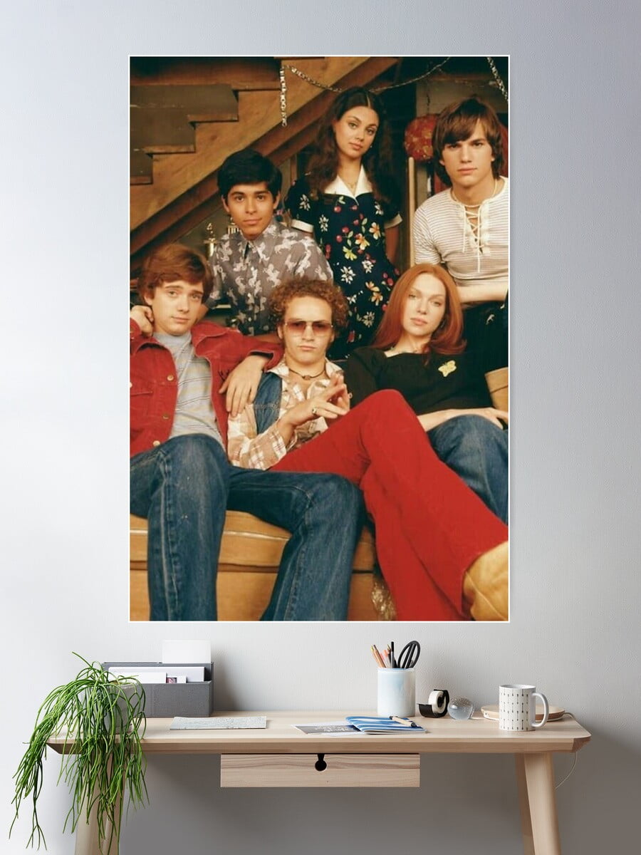 That 70'S Show Cast Poster Wall Art, Modern Wall Decor For Living Room ...