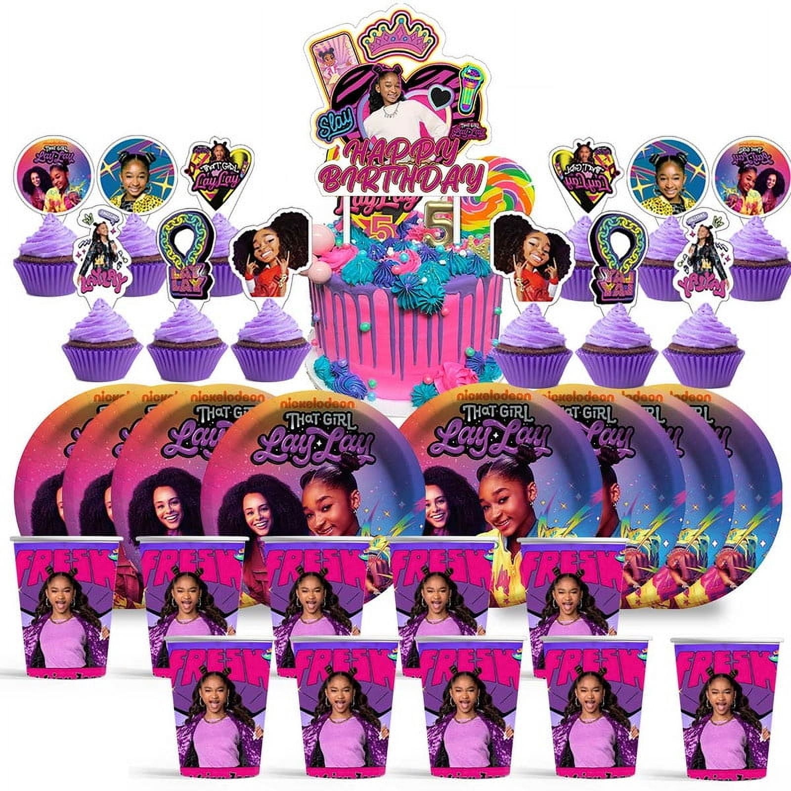 That Lay Lay Girl Birthday Cups Party Supplies Plates Fans Decorations ...