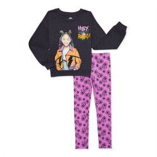 That Girl Lay Lay Girls Halloween Crewneck Pullover and Legging Set, 2 ...