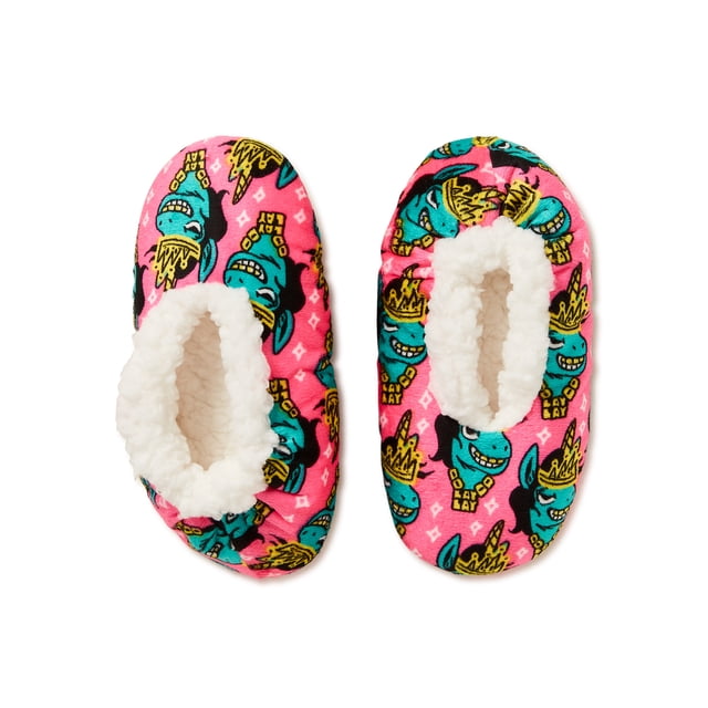 That Girl Lay Lay, Girls Slipper Socks, 1-Pack, Sizes S/M & M/L ...