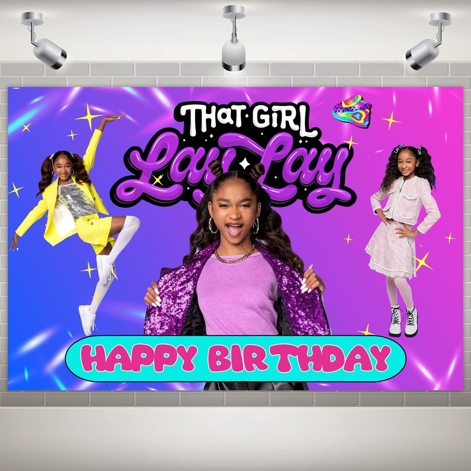 That Girl Lay Lay Party Backdrop Banner, That Girl Lay Lay Birthday ...