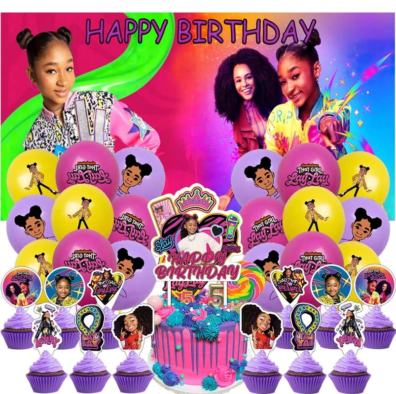 That Girl Lay Lay Party Supplies Kit Latex Balloons Birthday Decor ...