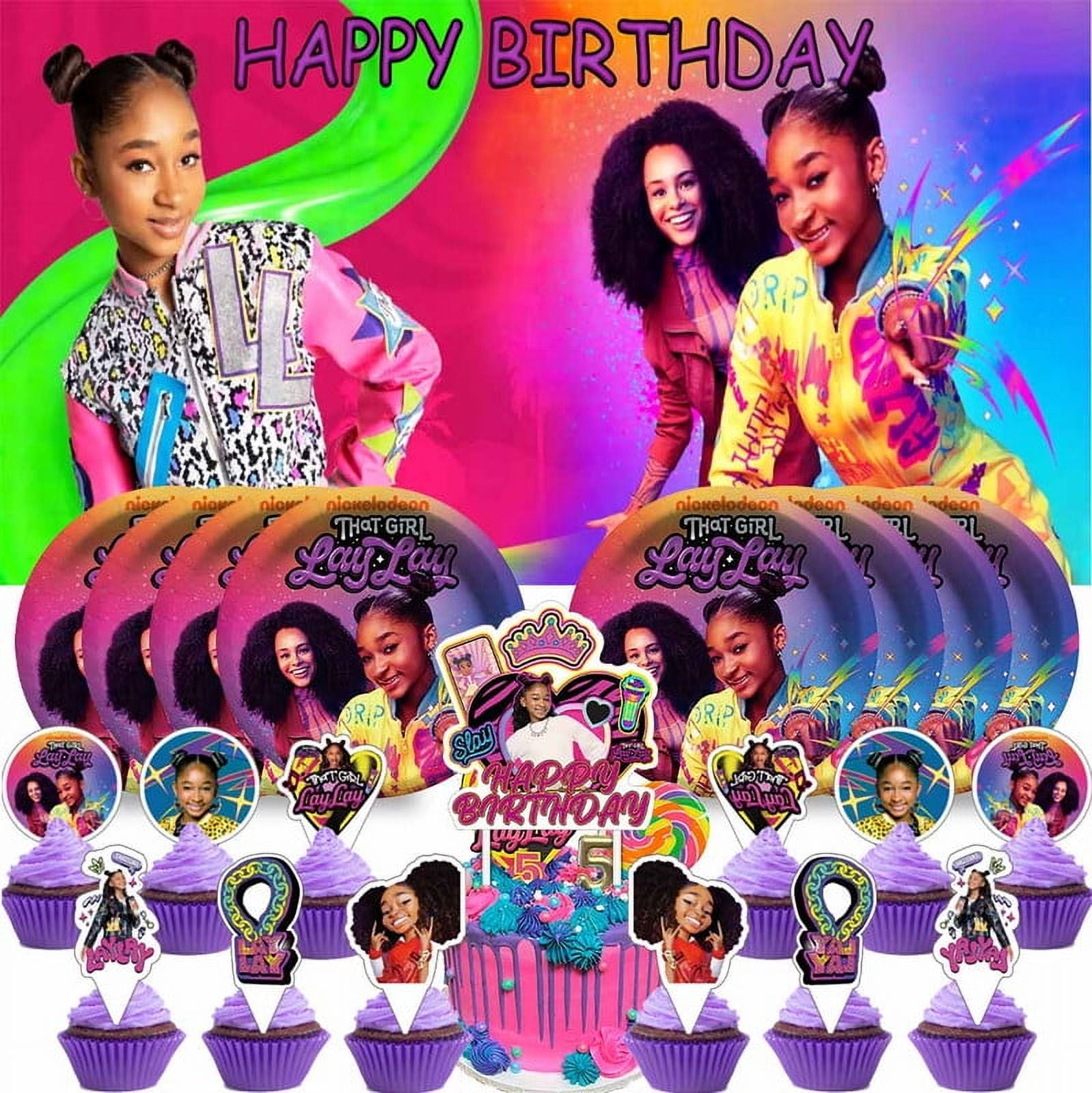 That Lay Lay Girl Party Supplies Birthday Decorations Plates Banner ...