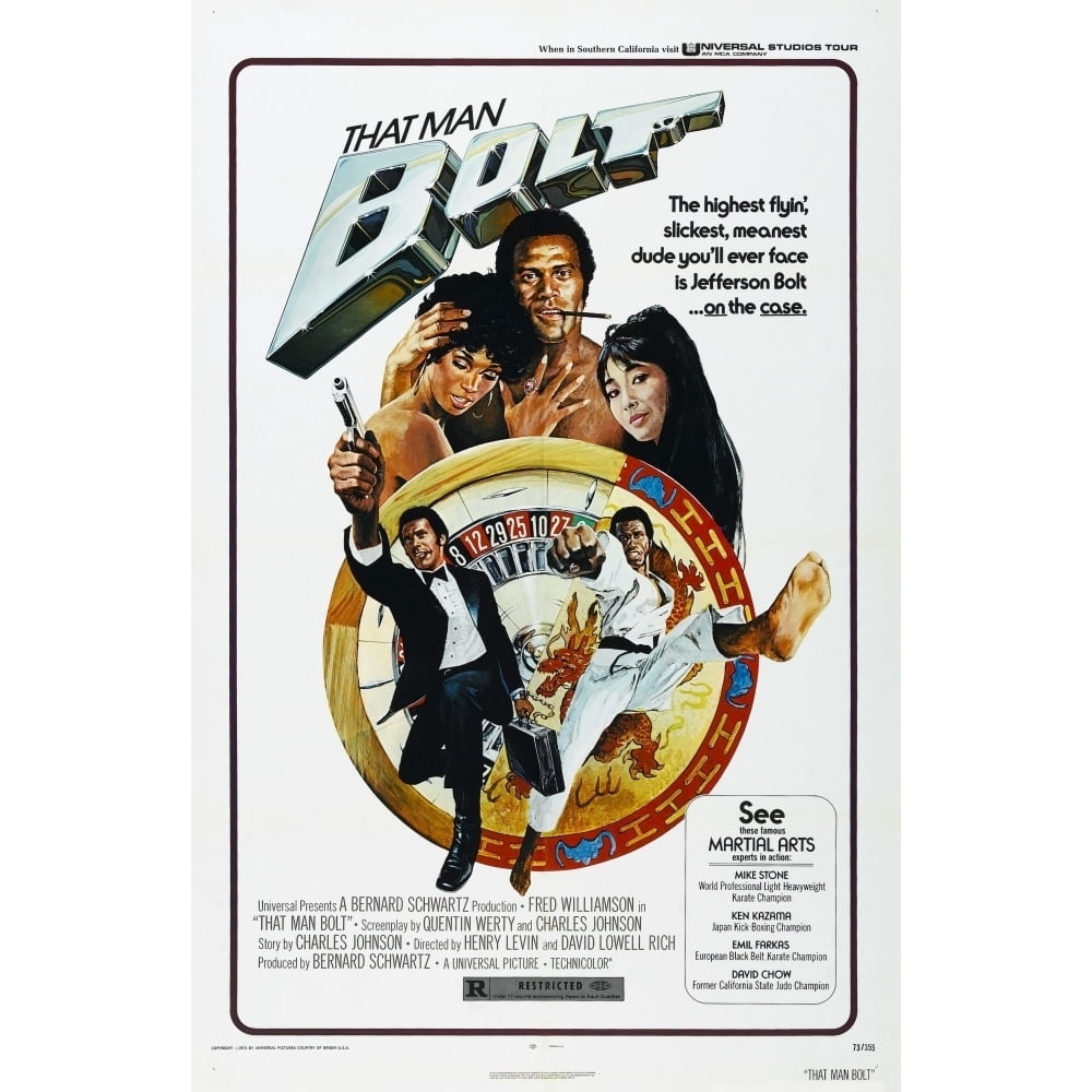 That Man Bolt Us Poster From Left: Teresa Graves Fred Williamson Miko ...