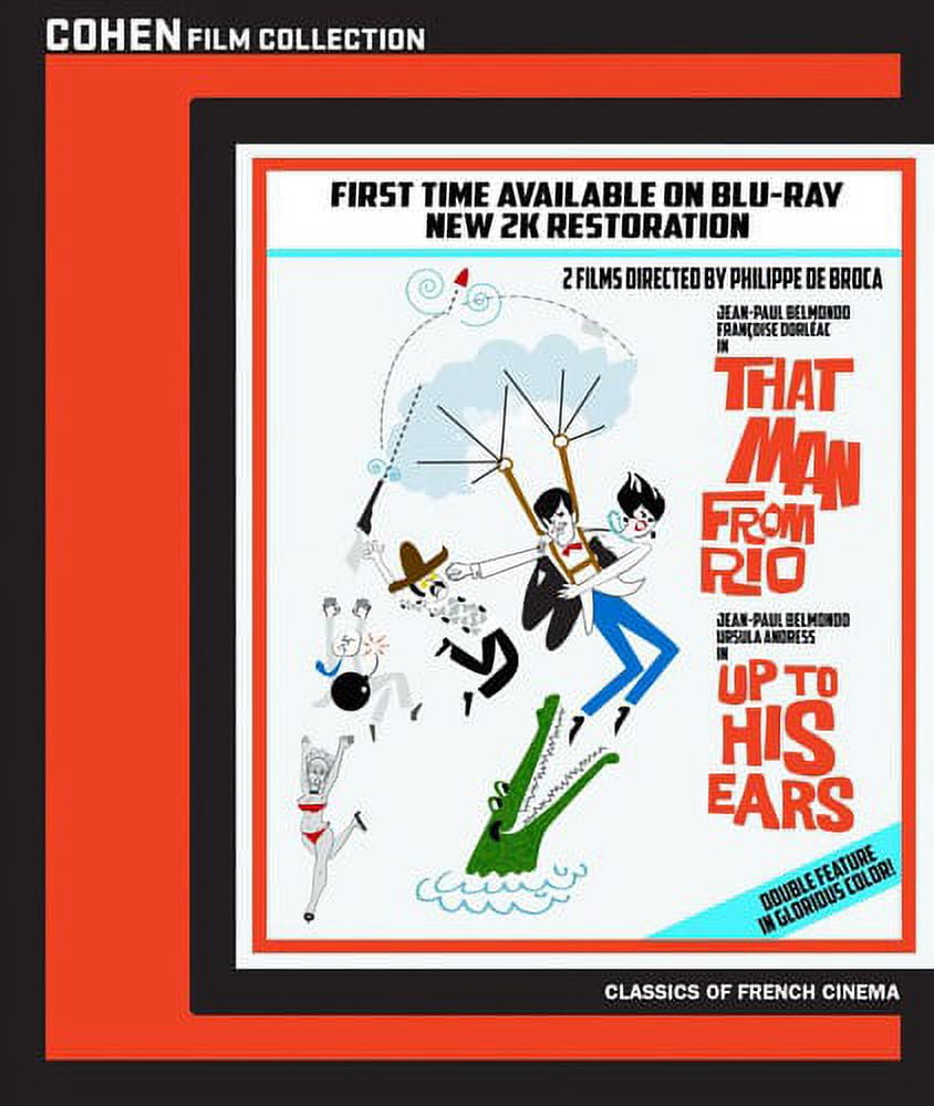 That Man From Rio / Up to His Ears (Blu-ray), Cohen Media Group, Action ...