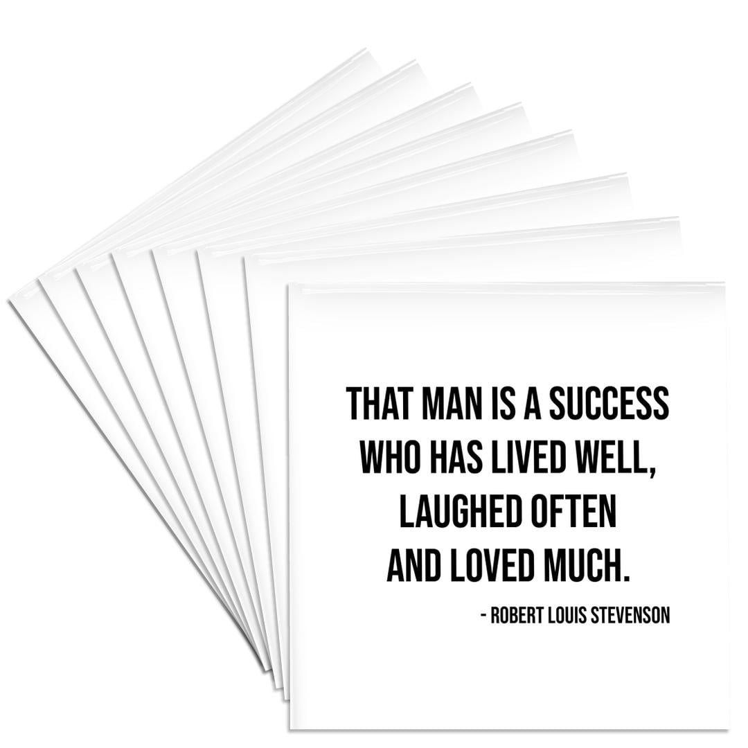3drose, That Man Is a Success Who Has Lived Well, Laughed Often.. Loved ...
