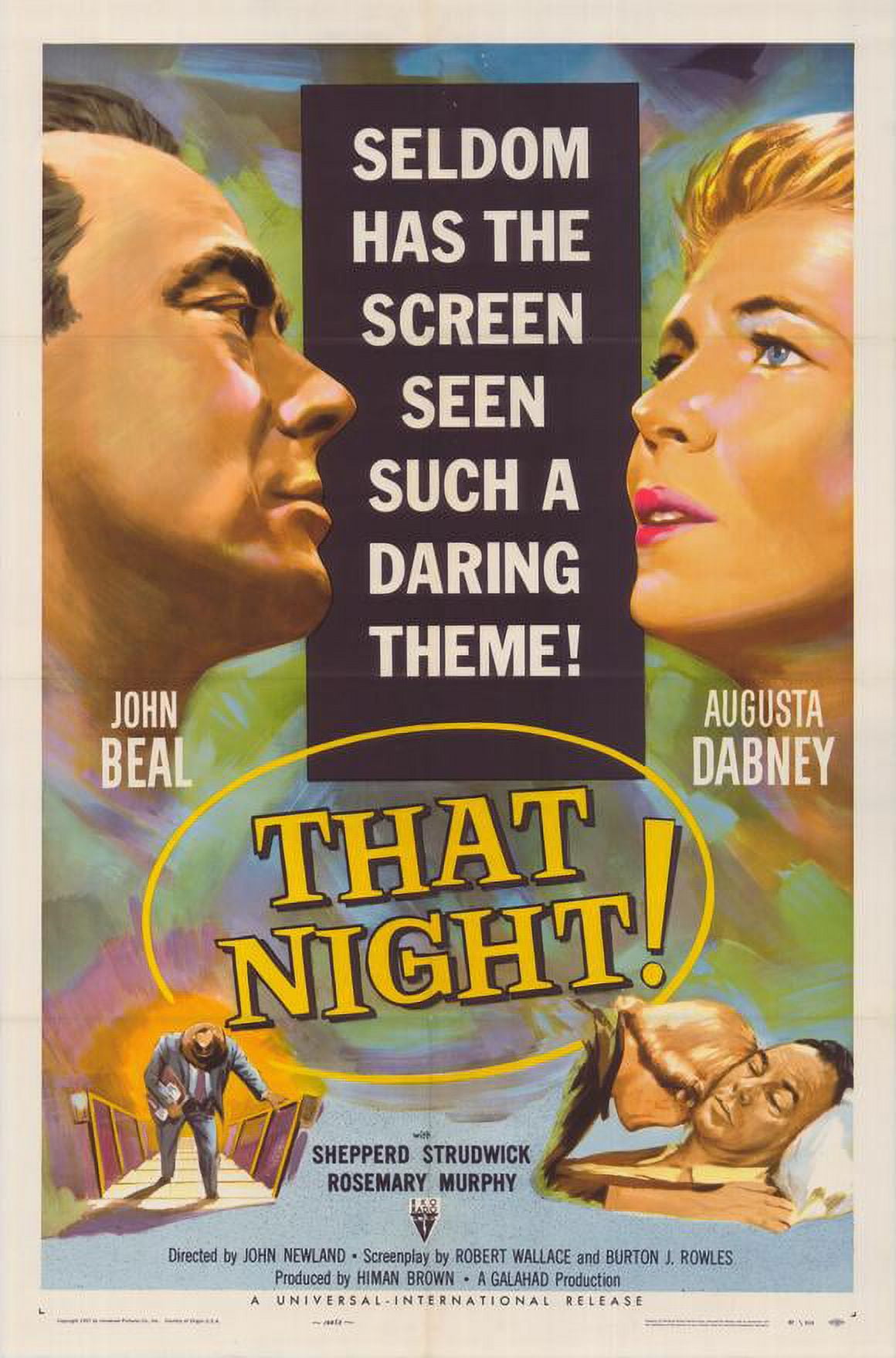 That Night - movie POSTER (Style A) (27" x 40") (1957) - Walmart.com