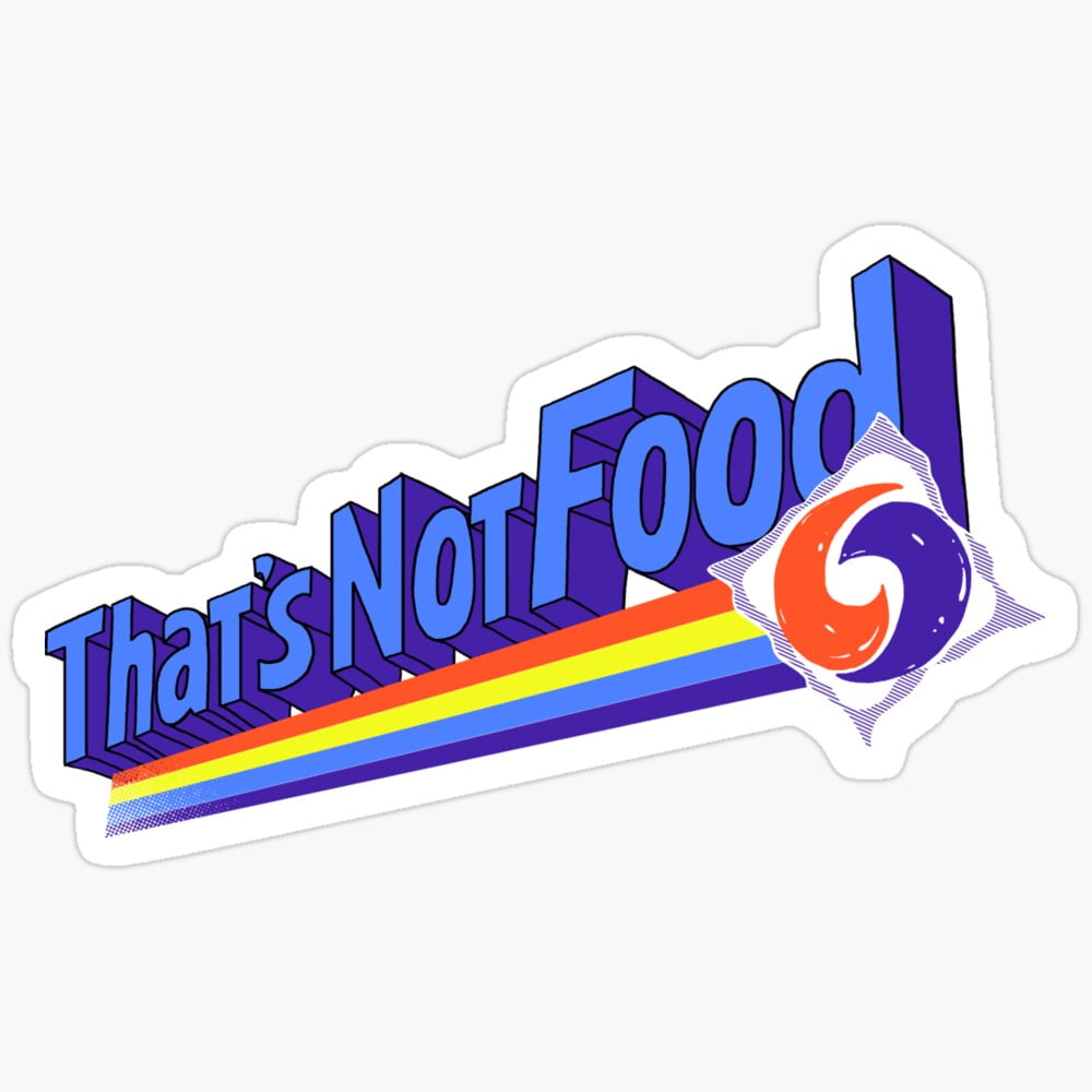 That'S Not Food Sticker Phone Decal Water Bottle Stickers Car Decals ...