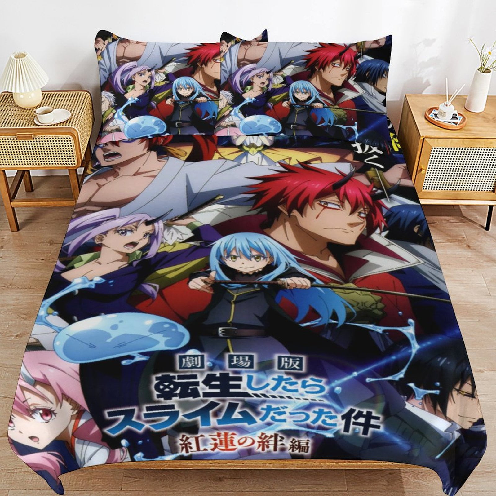 That Time I Got Reincarnated As A Slime 3 Piece Anime Comforter Bedding ...