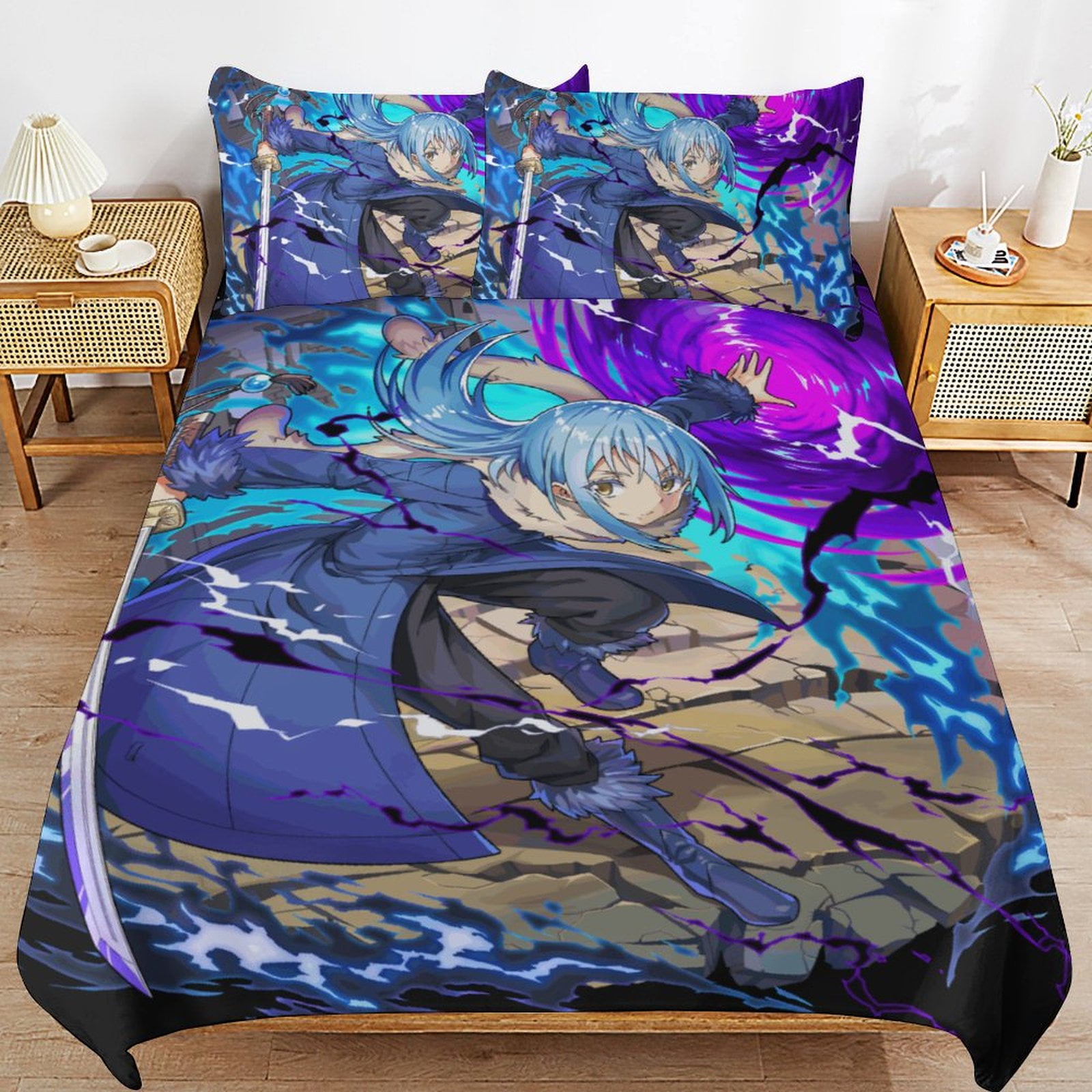 That Time I Got Reincarnated As A Slime 3 Piece Anime Comforter Bedding ...