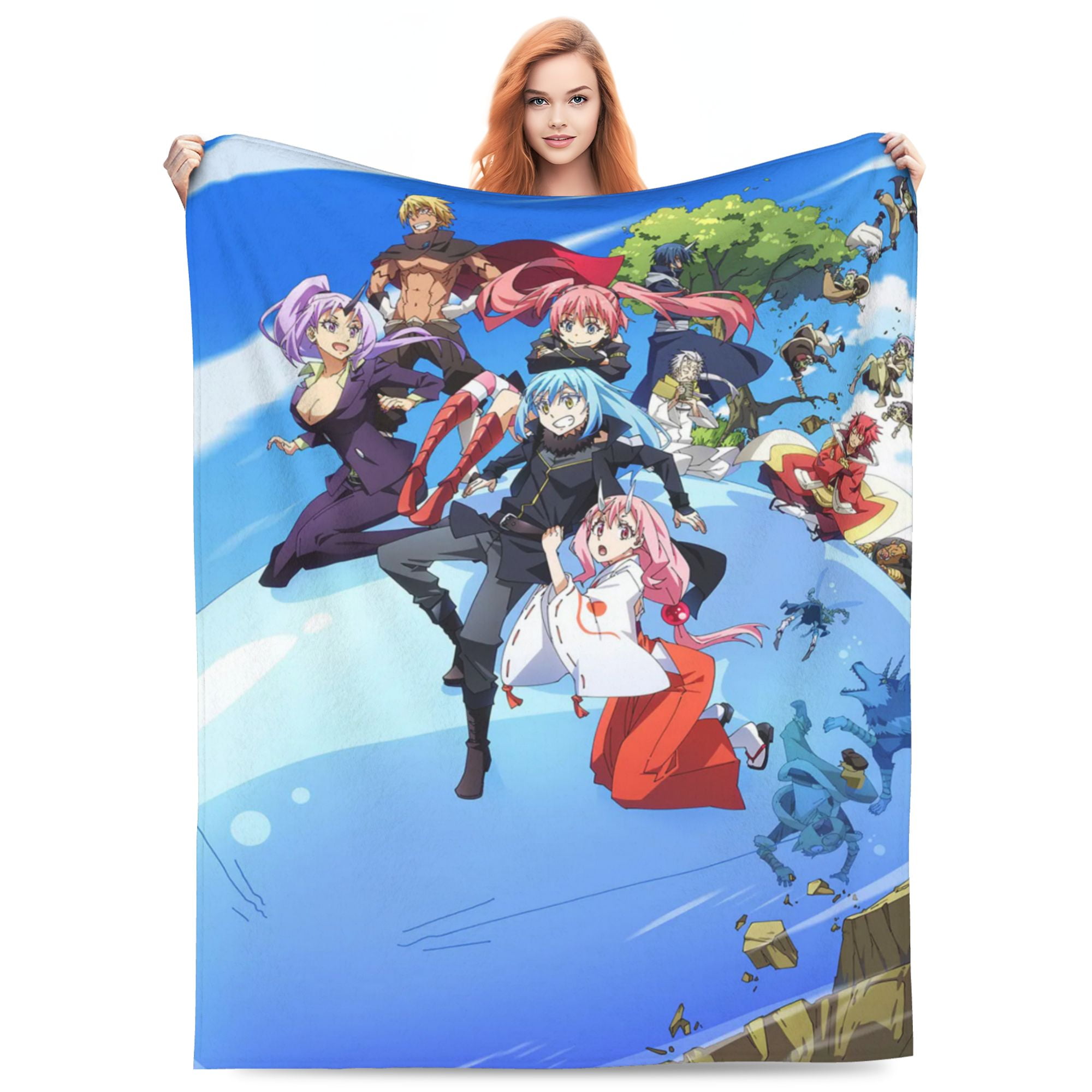 That Time I Got Reincarnated As A Slime Bed Blanket 3D Printed Throw ...