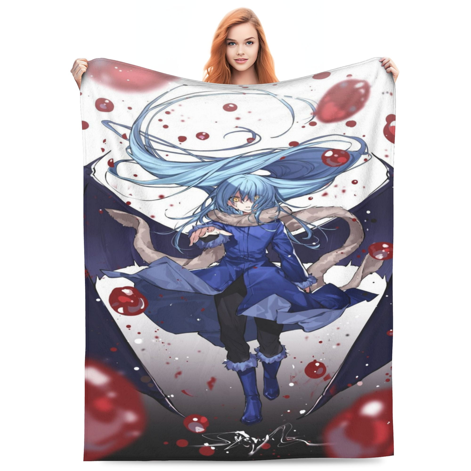 That Time I Got Reincarnated As A Slime Bed Blanket 3D Printed Throw ...