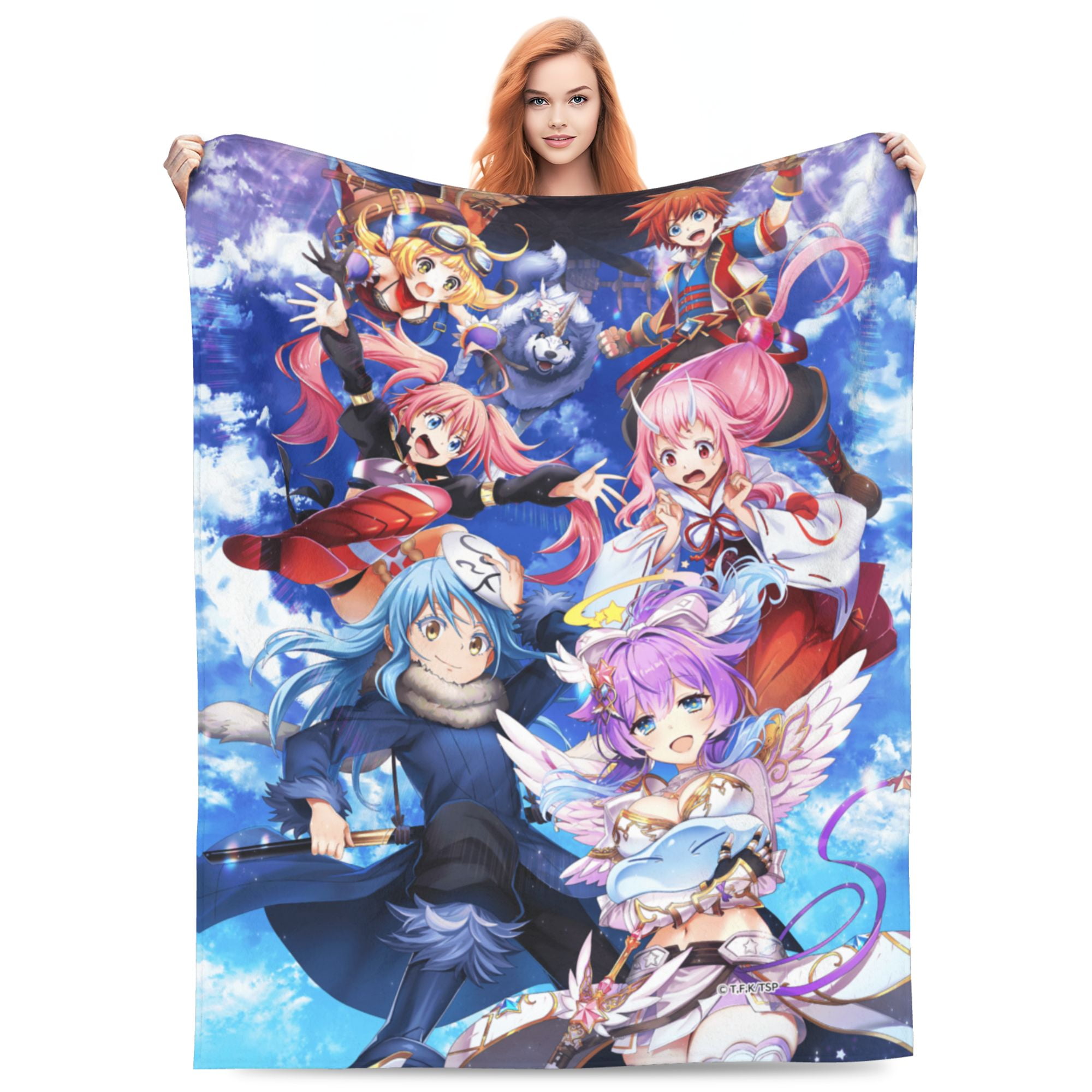 That Time I Got Reincarnated As A Slime Bed Blanket 3D Printed Throw ...