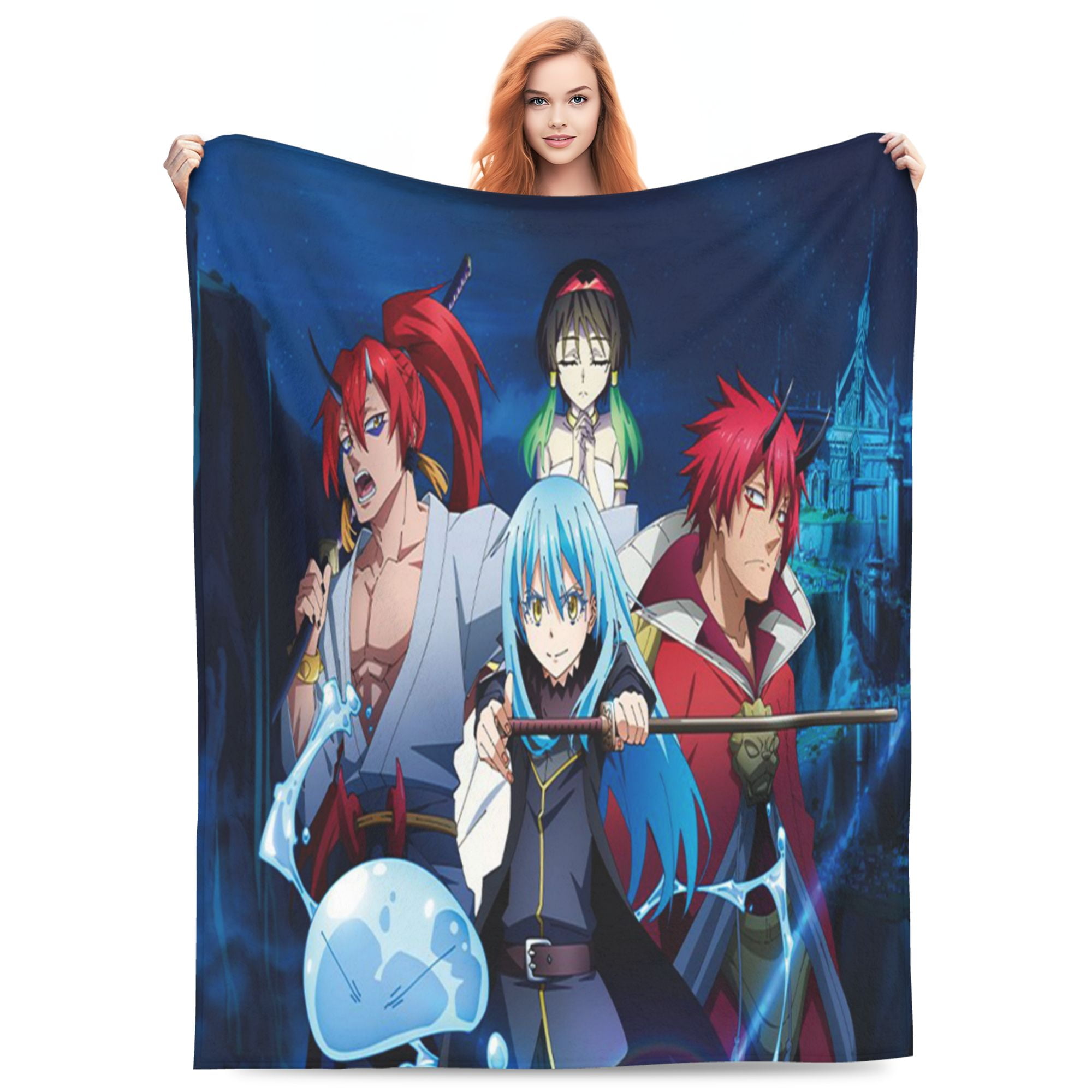 That Time I Got Reincarnated As A Slime Bed Blanket 3D Printed Throw ...