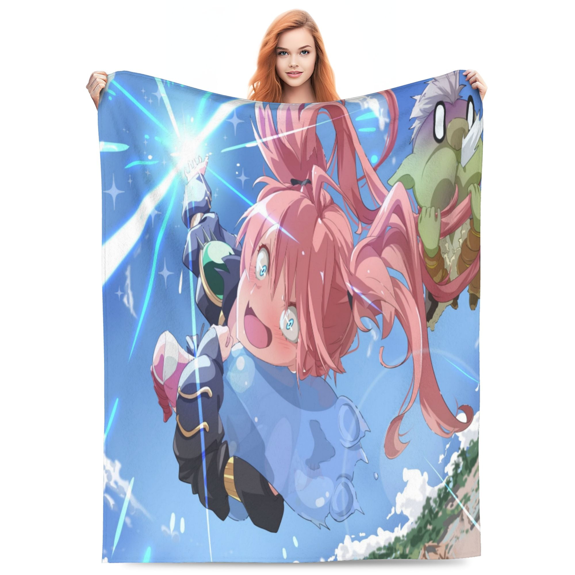 That Time I Got Reincarnated As A Slime Bed Blanket 3D Printed Throw ...