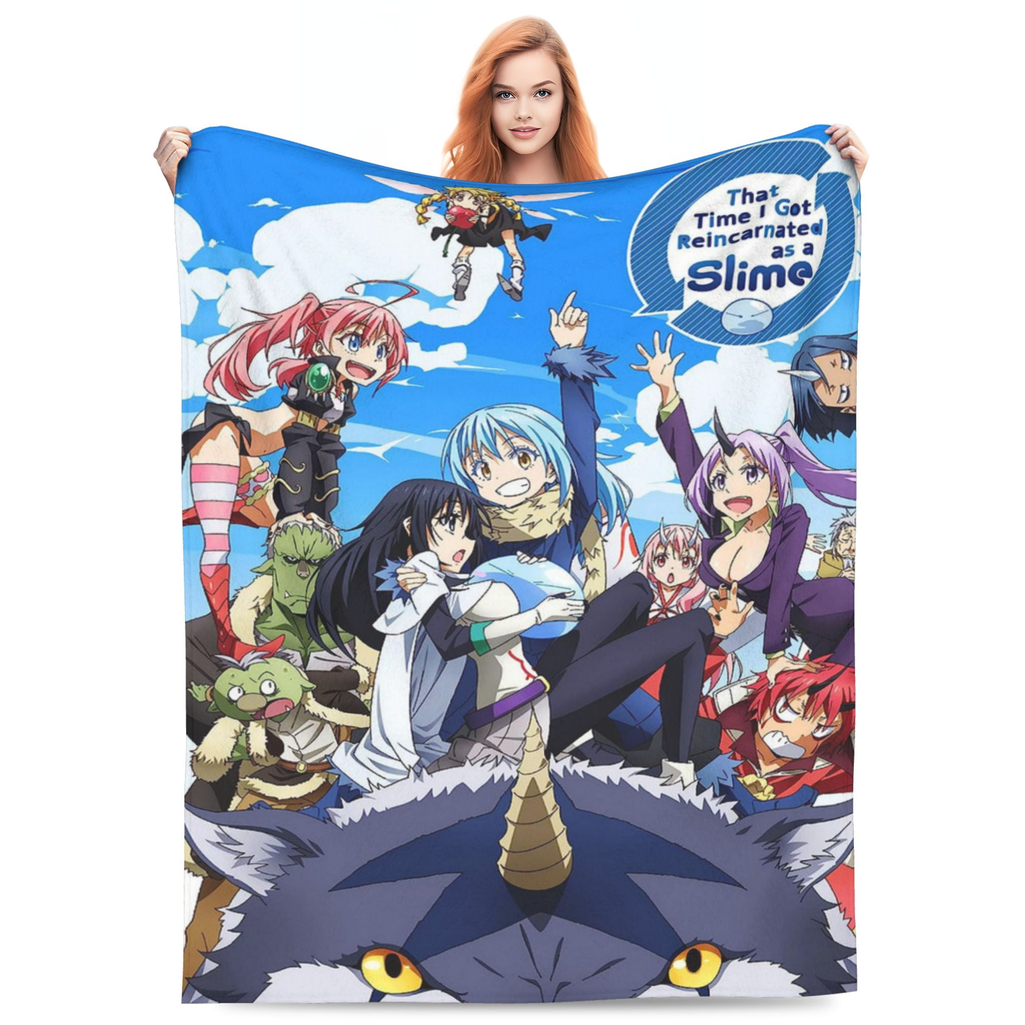 That Time I Got Reincarnated As A Slime Bed Blanket 3D Printed Throw ...