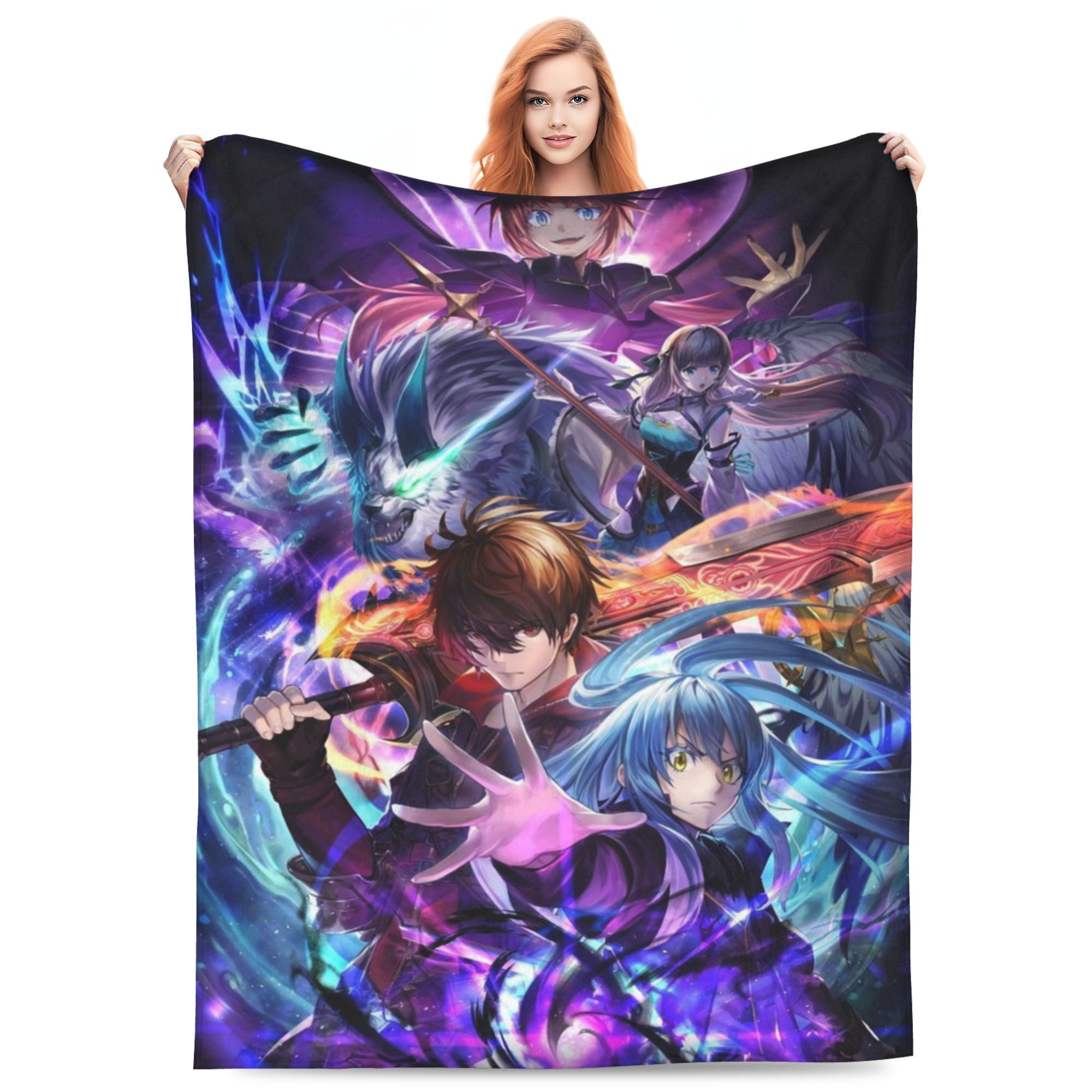 That Time I Got Reincarnated As A Slime Bed Blanket 3D Printed Throw ...