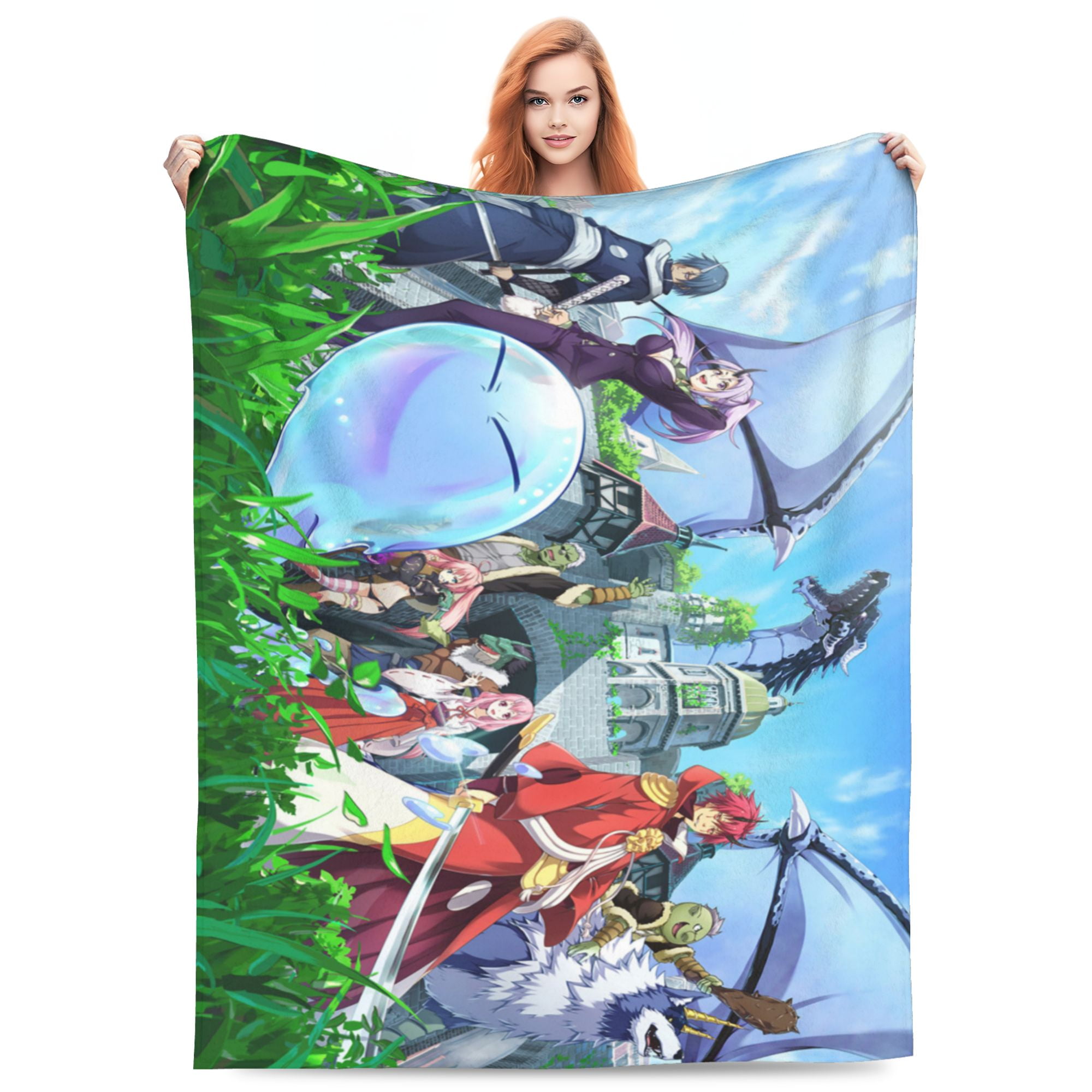 That Time I Got Reincarnated As A Slime Bed Blanket 3D Printed Throw ...