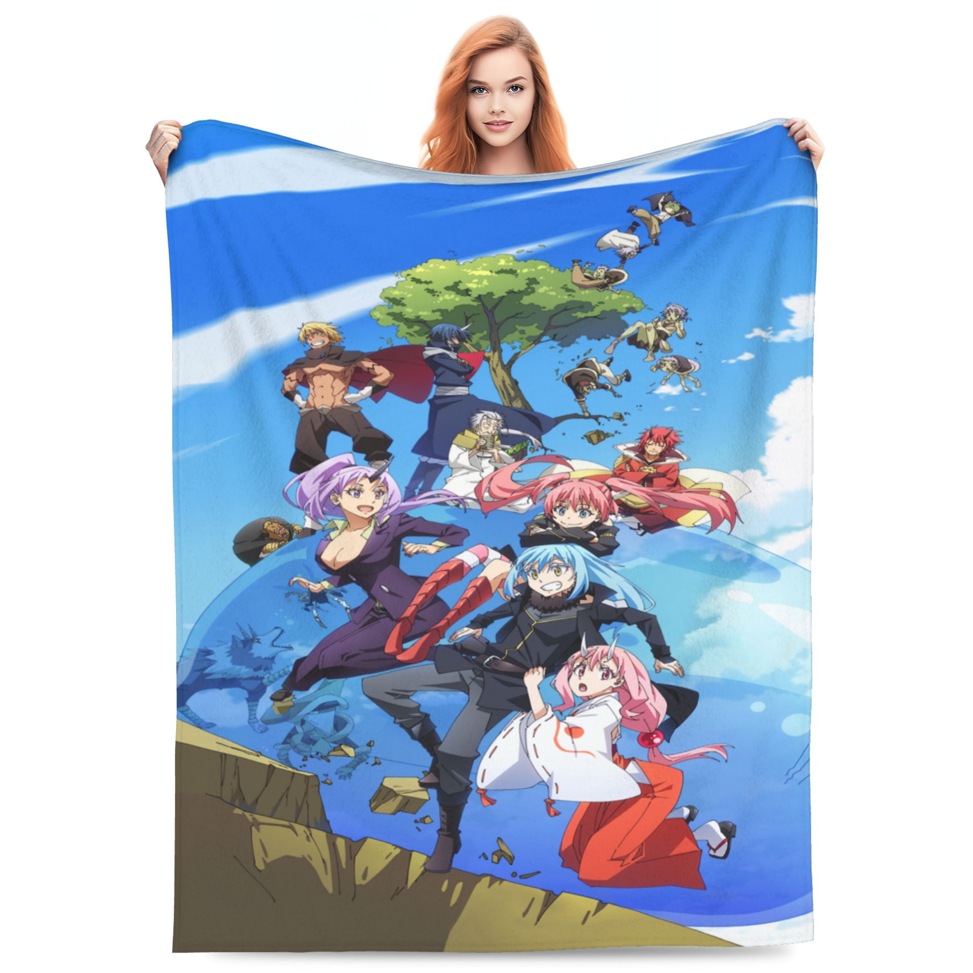 That Time I Got Reincarnated As A Slime Bed Blanket 3D Printed Throw ...