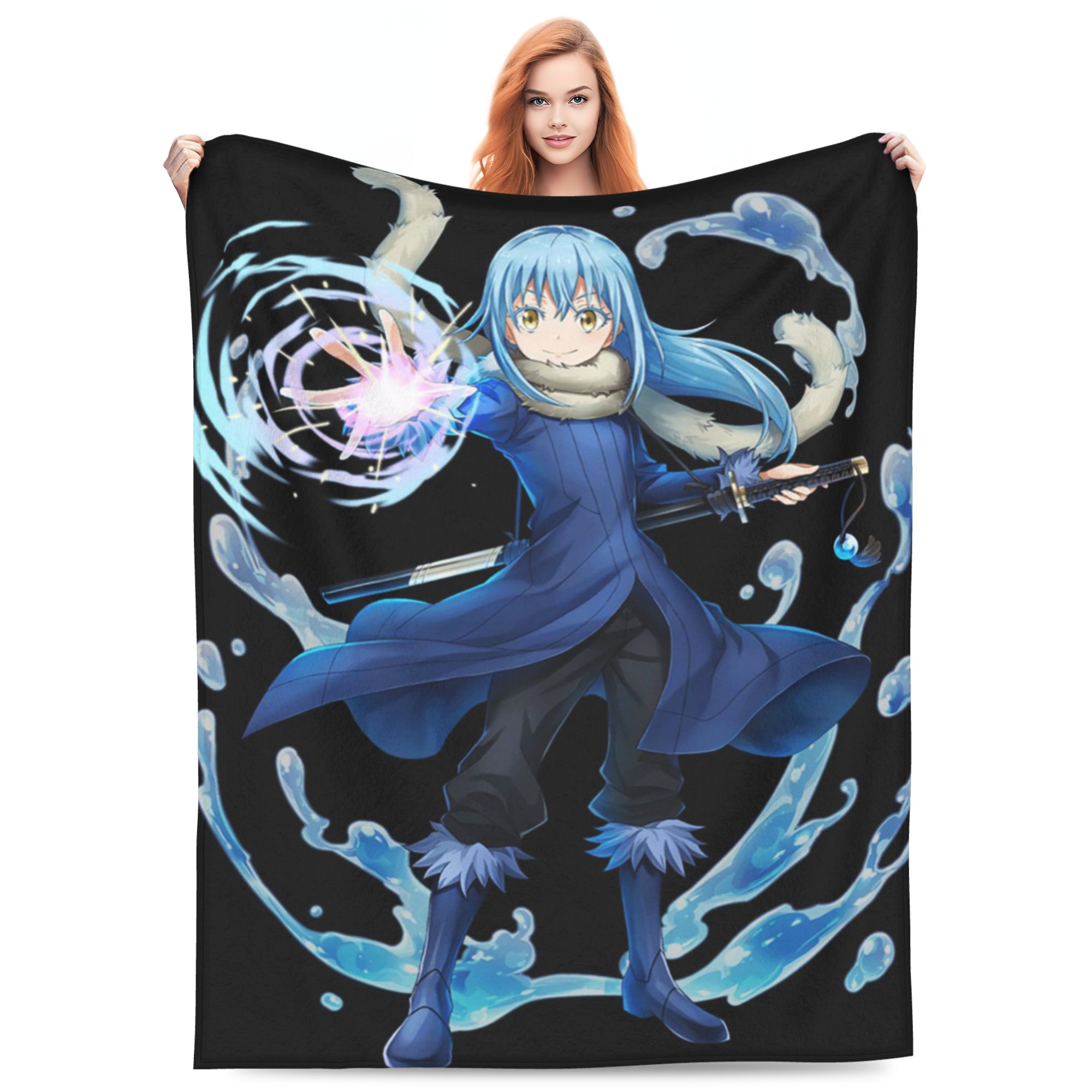 That Time I Got Reincarnated As A Slime Bed Blanket 3D Printed Throw ...