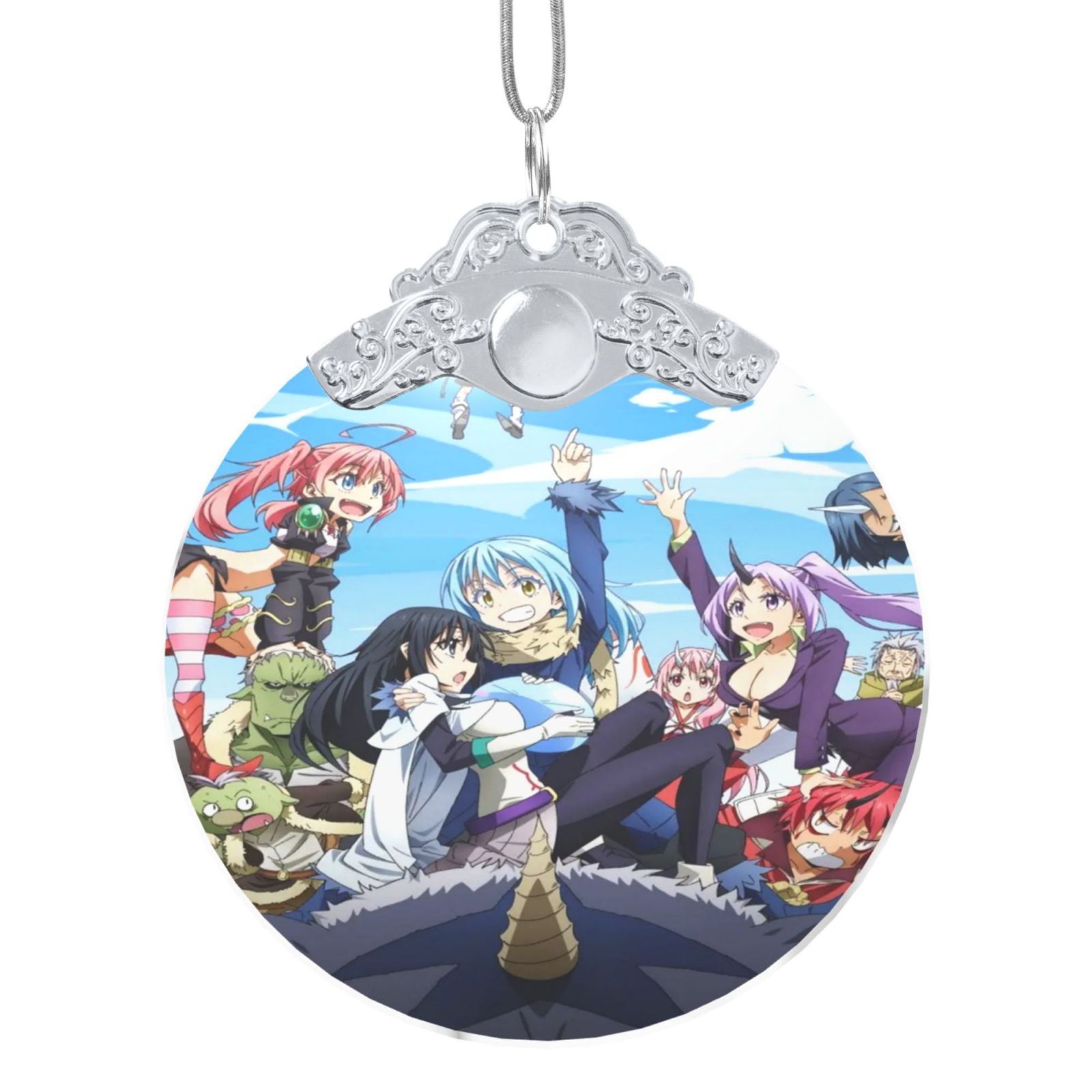 I Got Reincarnated As A Slime Round Glass Pendant Christmas Decoration ...