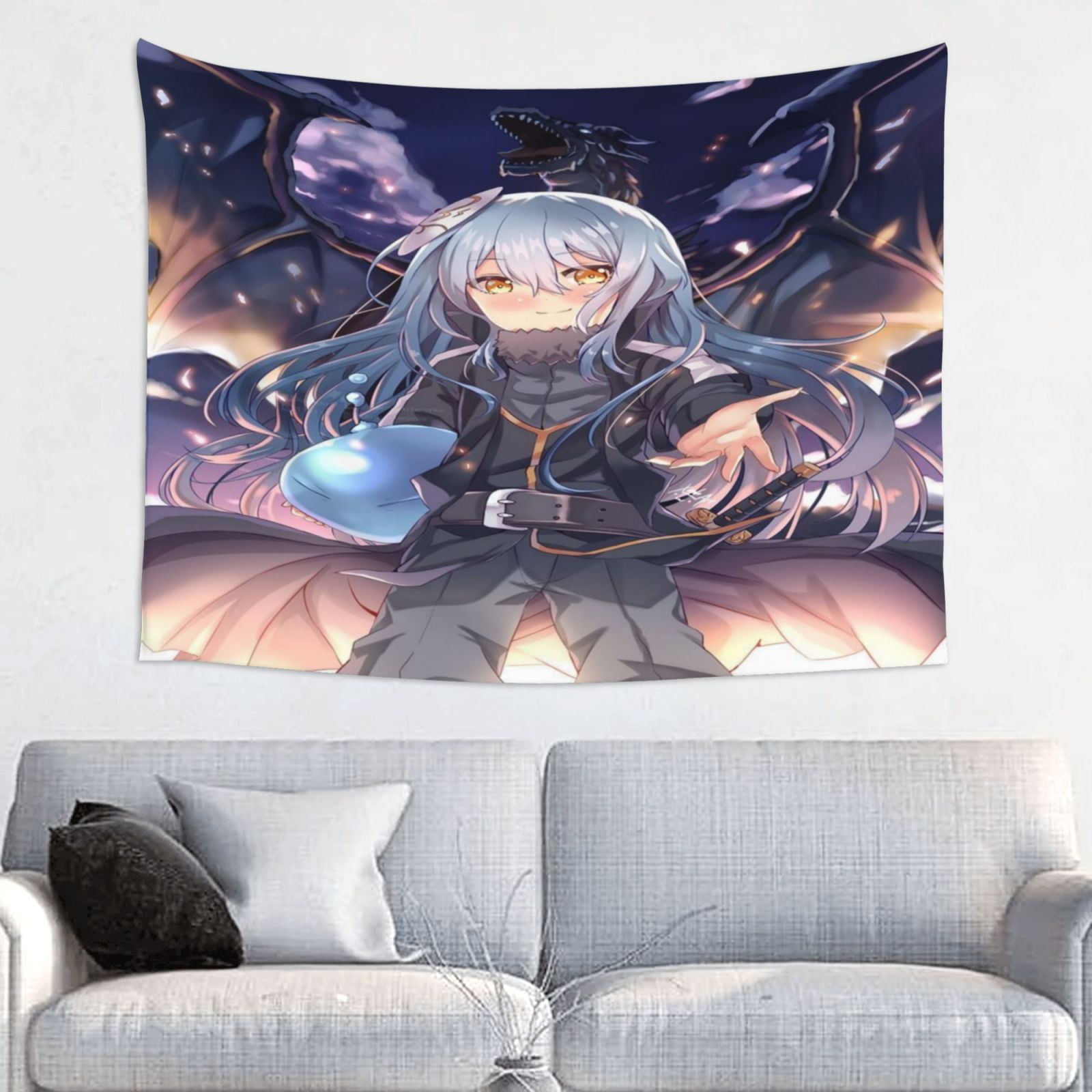 I Got Reincarnated As A Slime Tapestry Anime Poster Large Background ...