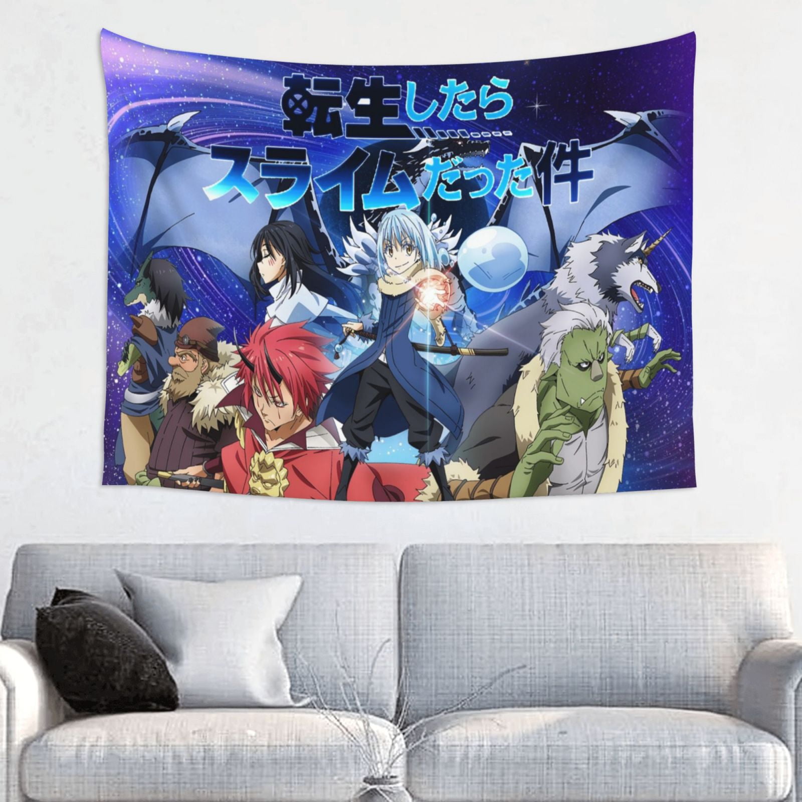 I Got Reincarnated As A Slime Tapestry Anime Poster Large Background ...