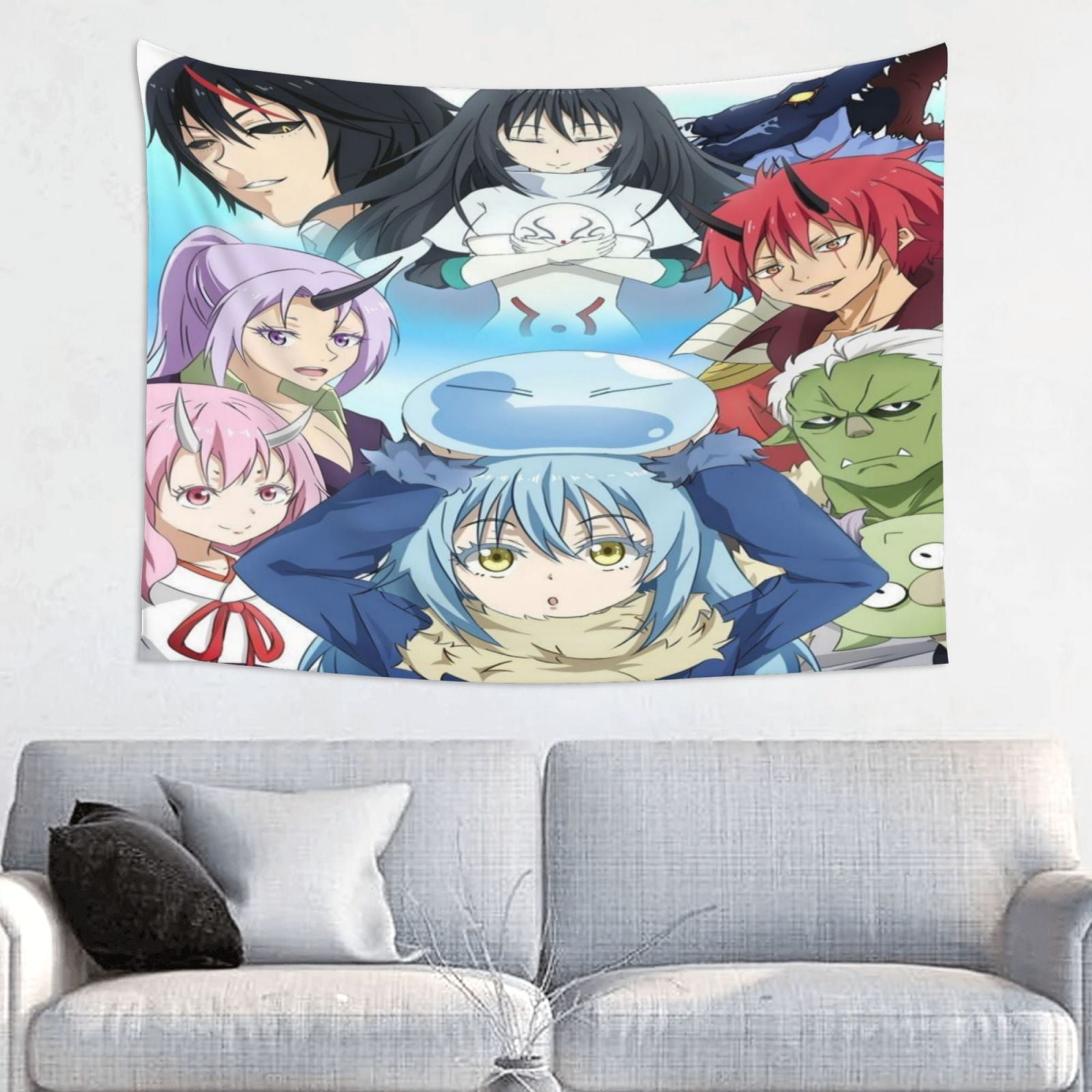 I Got Reincarnated As A Slime Tapestry Anime Poster Large Background ...