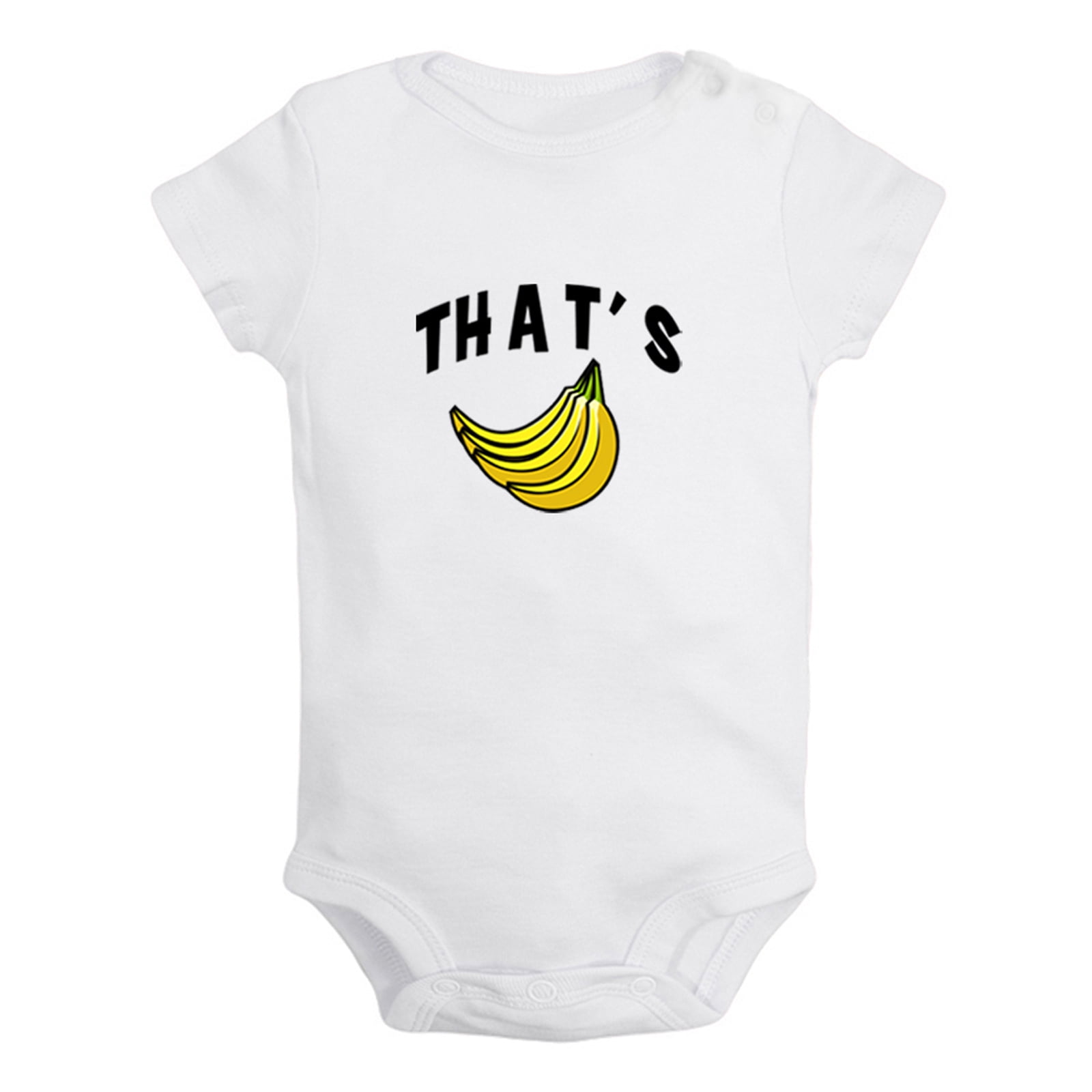 That's Bananas Funny Rompers For Babies, Newborn Baby Unisex Bodysuits ...
