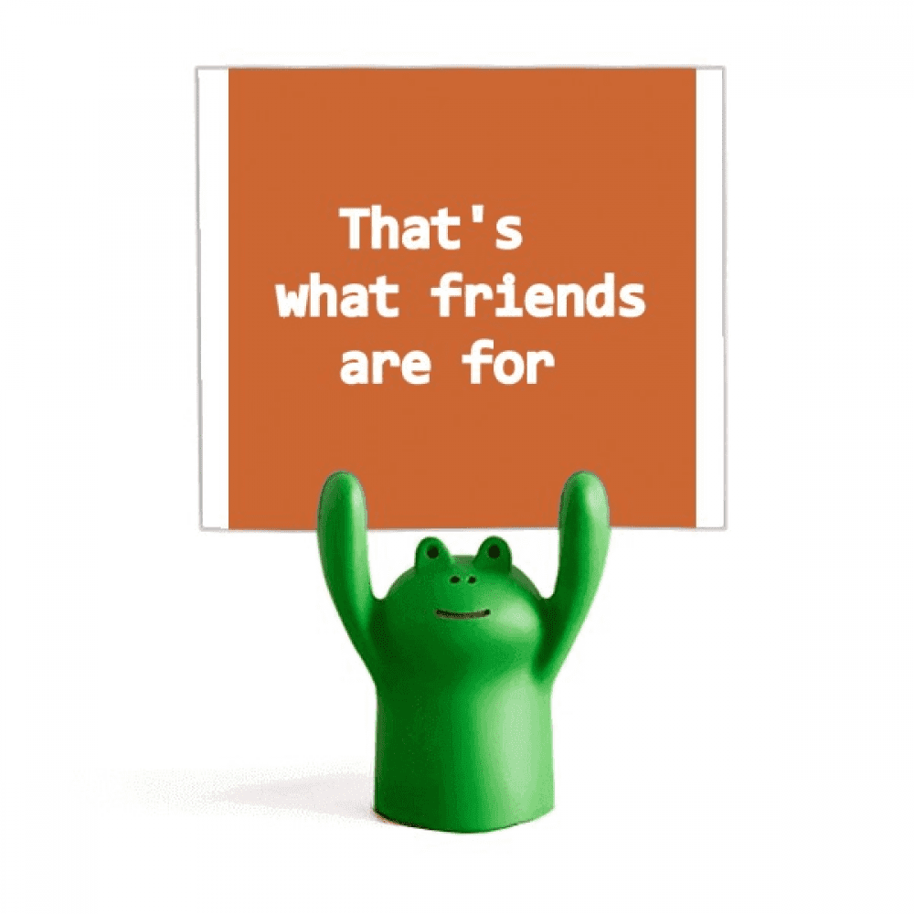 That's Friend Relationship Friendship Memo Holder Cartoon Animal Frog ...