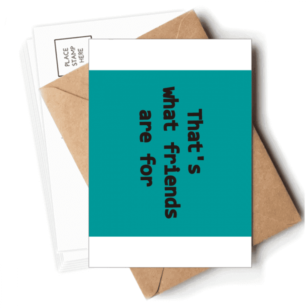 That's Friend Relationship Friendship Postcards Envelopes Blank Note ...