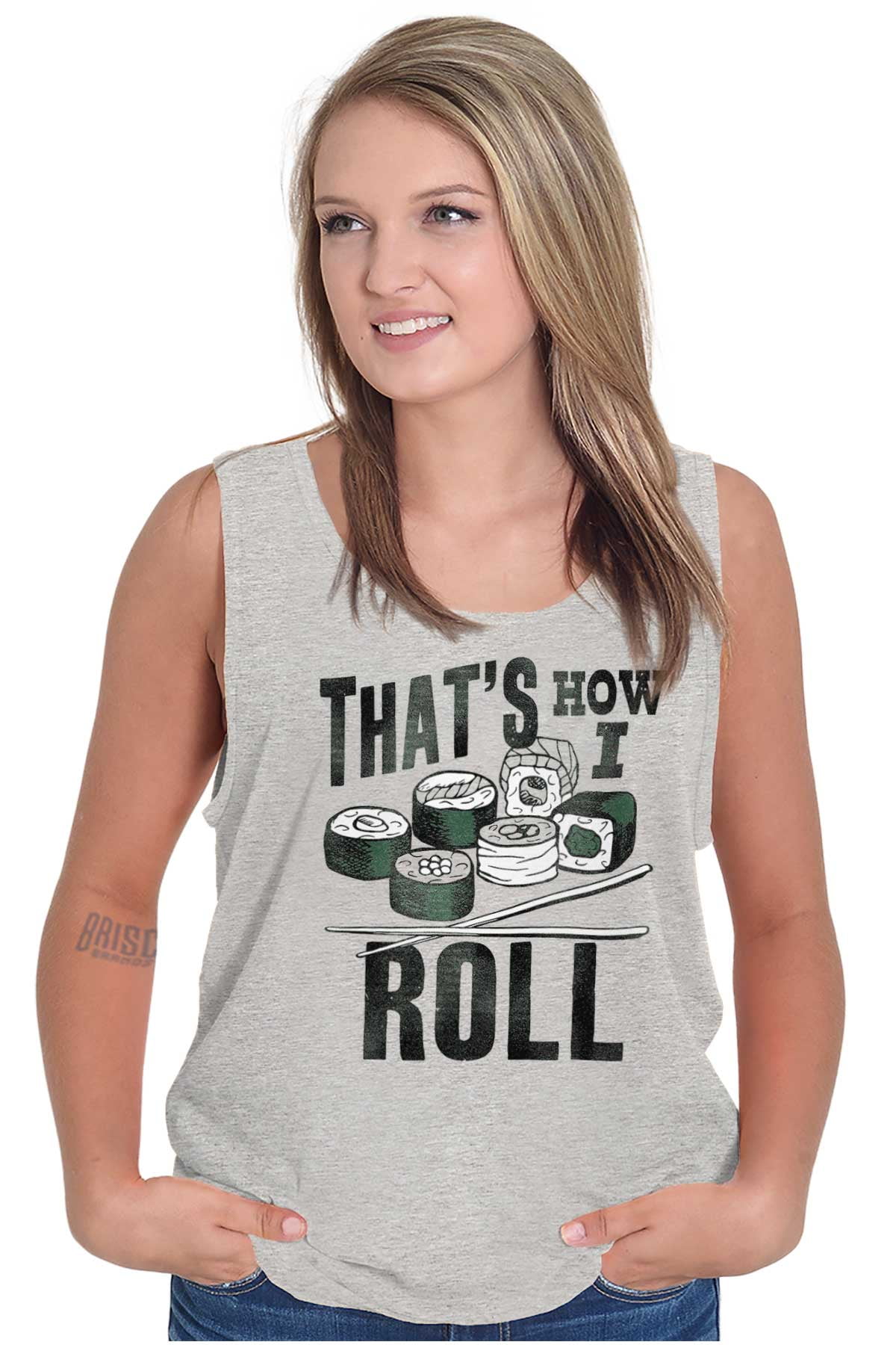Thats How I Roll Sushi Japanese Food Tank Top T Shirts Men Women