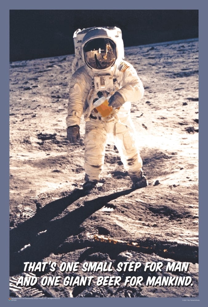 That's One Small Step for Man and One Giant Beer for Mankind Mini ...