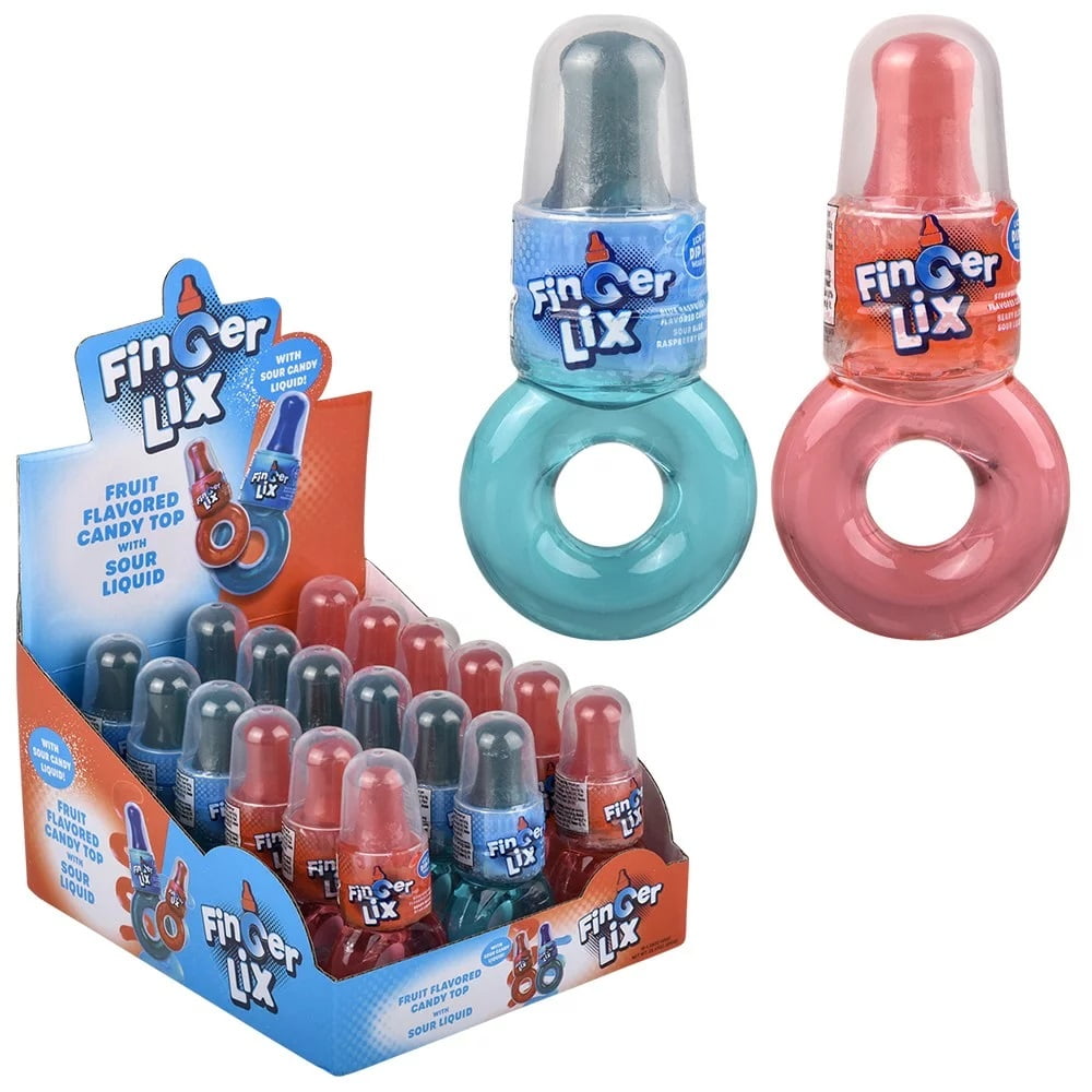 That's Sweet Finger Flix Liquid Candy Rings, Fruit Flavored Candy Top ...