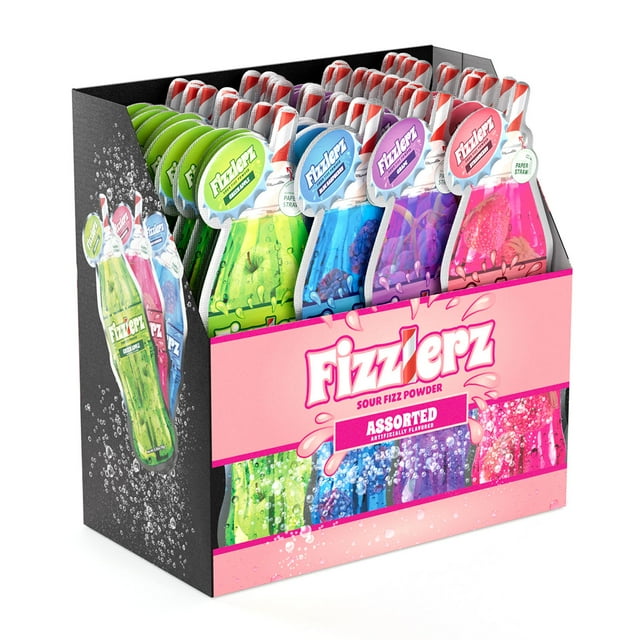 That's Sweet Fizzlerz, Sour Fizz Powder, Assorted Flavors, 0.35 Ounce ...