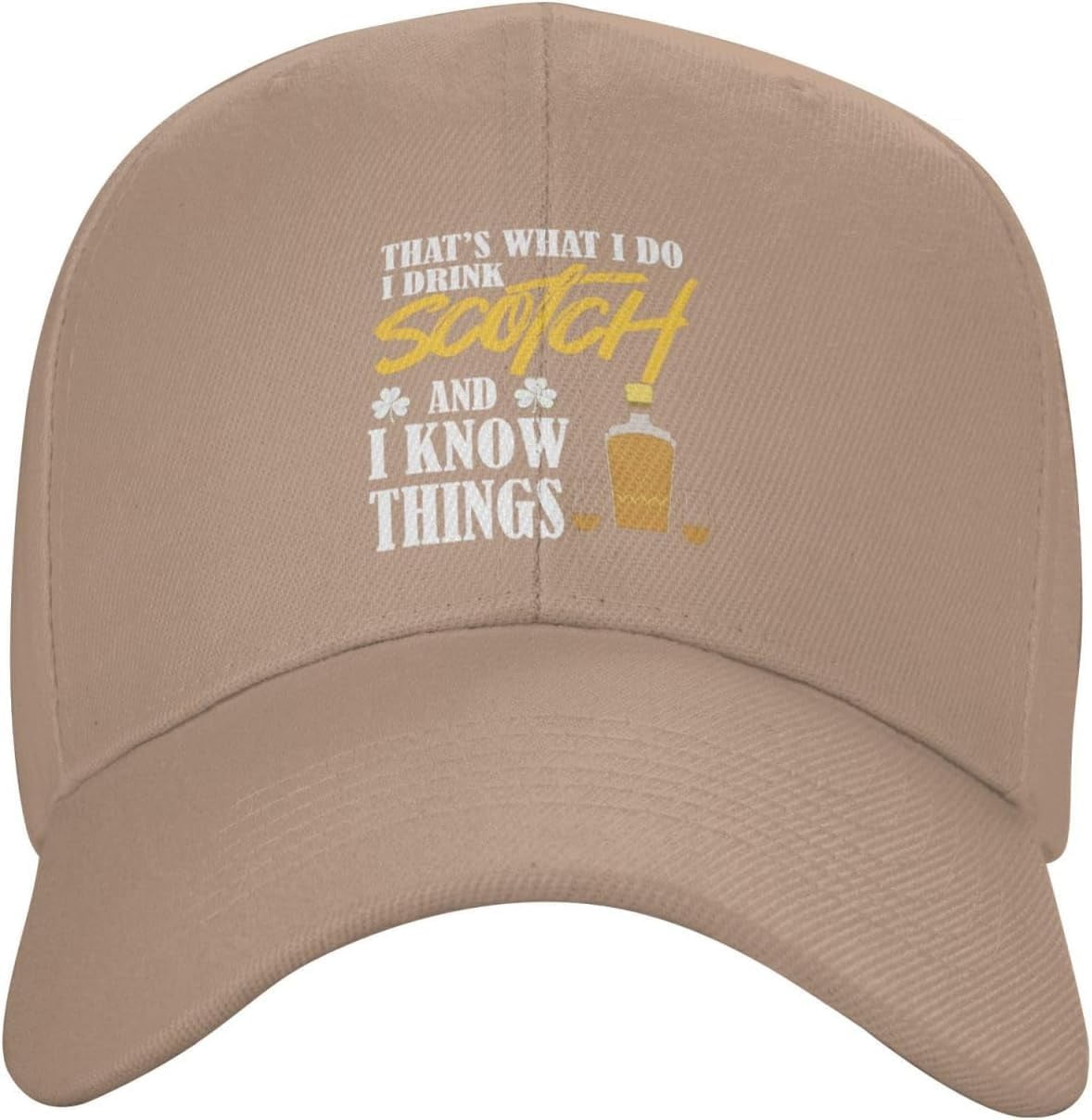 That's What I Do I Drink Scotch and I Know Things Hat for Men Women ...