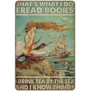 Vintage Mermaid Tin Signs