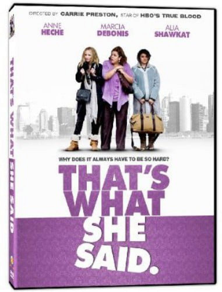 That's What She Said (DVD) - Walmart.com