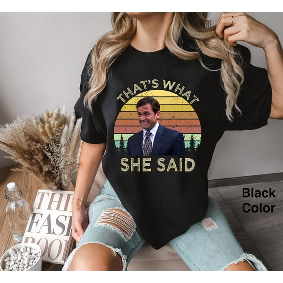 That s What She Said Shirt, The Office Series Shirt, The Office Shirt ...