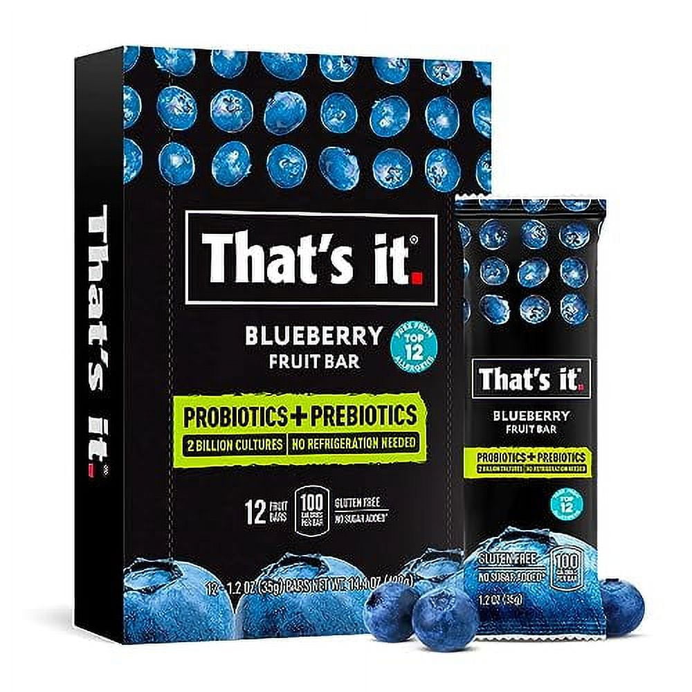 Thatâ€™s it. Blueberry Probiotic Fruit Bar - Immunity Booster & Support ...