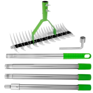 Colwelt 36'' Landscape Rake, Aluminum Yard/Garden Tool with 69 ...
