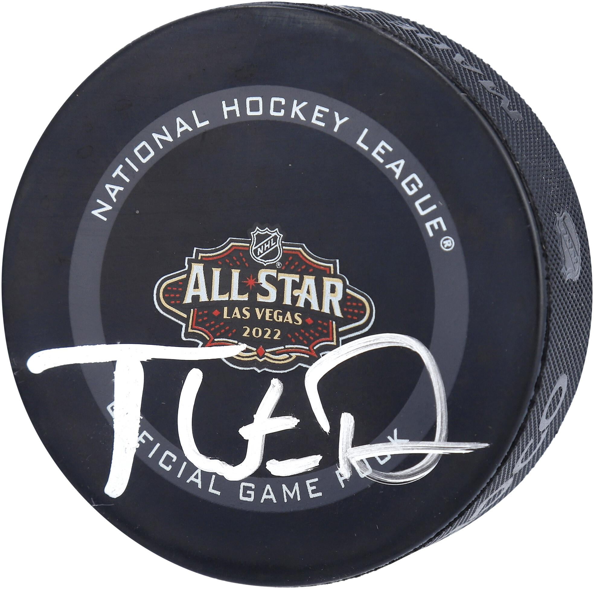 Thatcher Demko Autographed 2022 NHL All-Star Game Official Game Puck ...