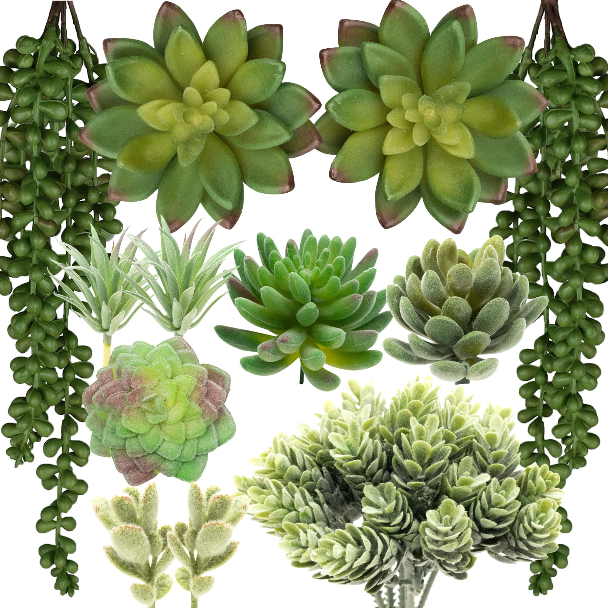 Thatswut - Indoor/Outdoor Use, Bulk Large Realistic Faux Aloe Succulent ...