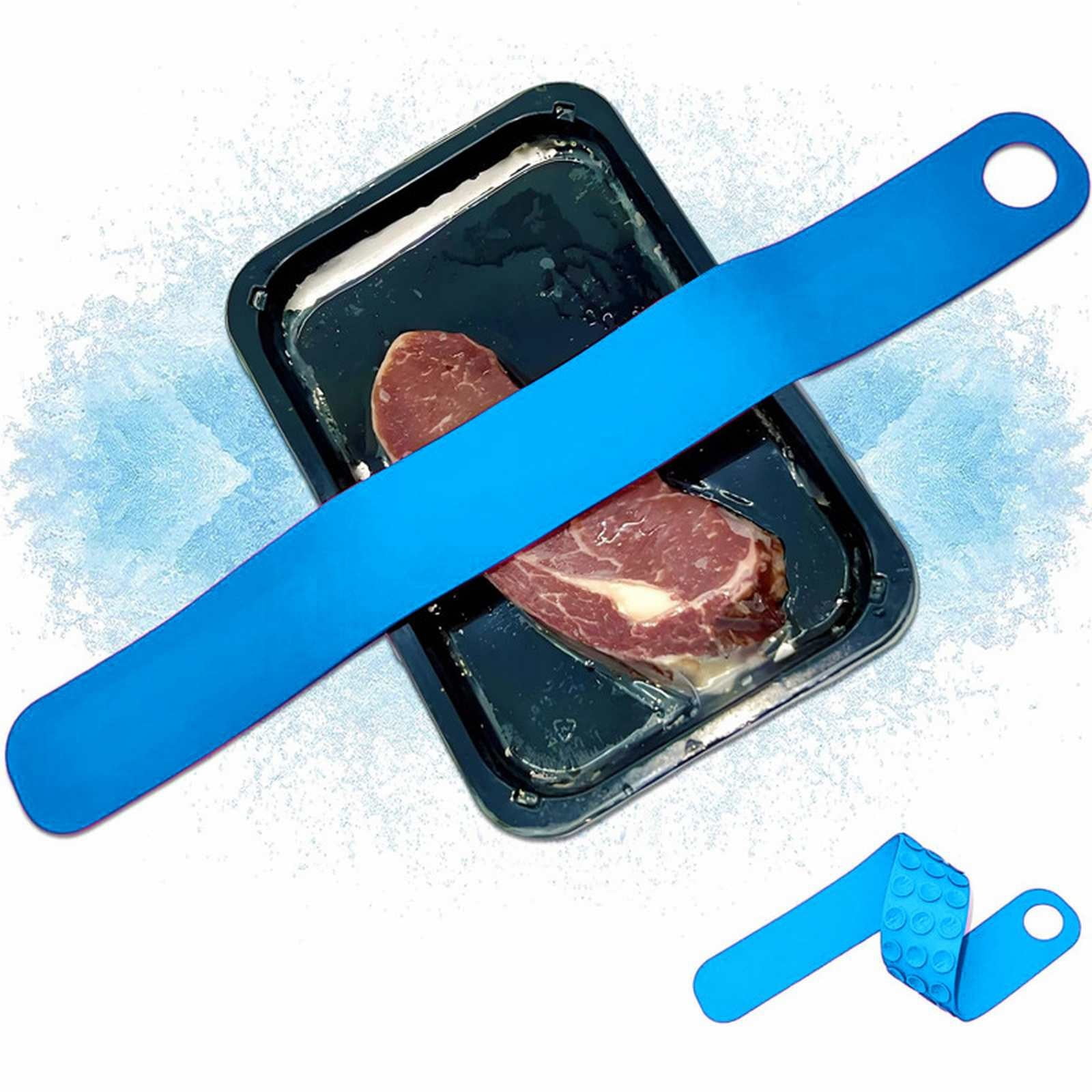 Thaw Belt, Silicone Sink Thawing Fixator Belt,for Frozen Meat Fruit and ...