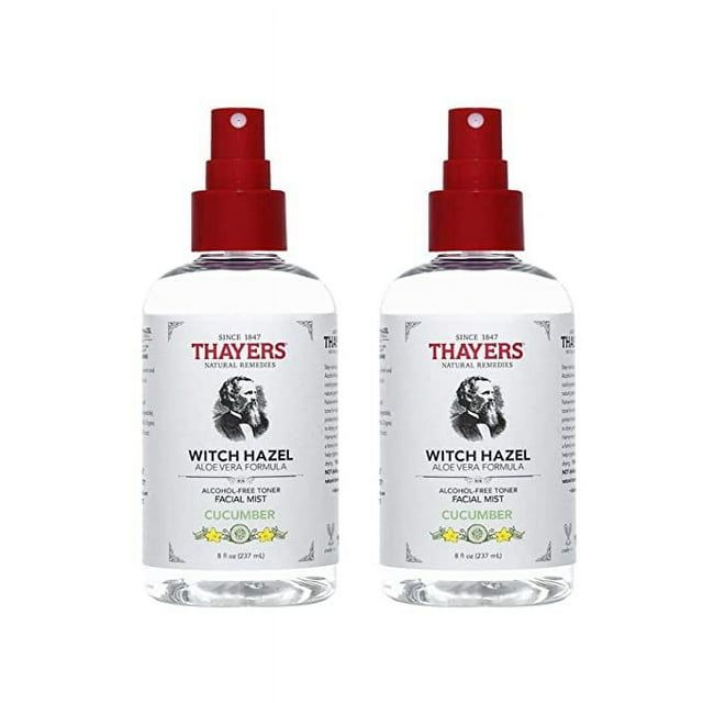 Thayers Alcohol Free Cucumber Facial Mist Toner 8 Oz Pack Of 2